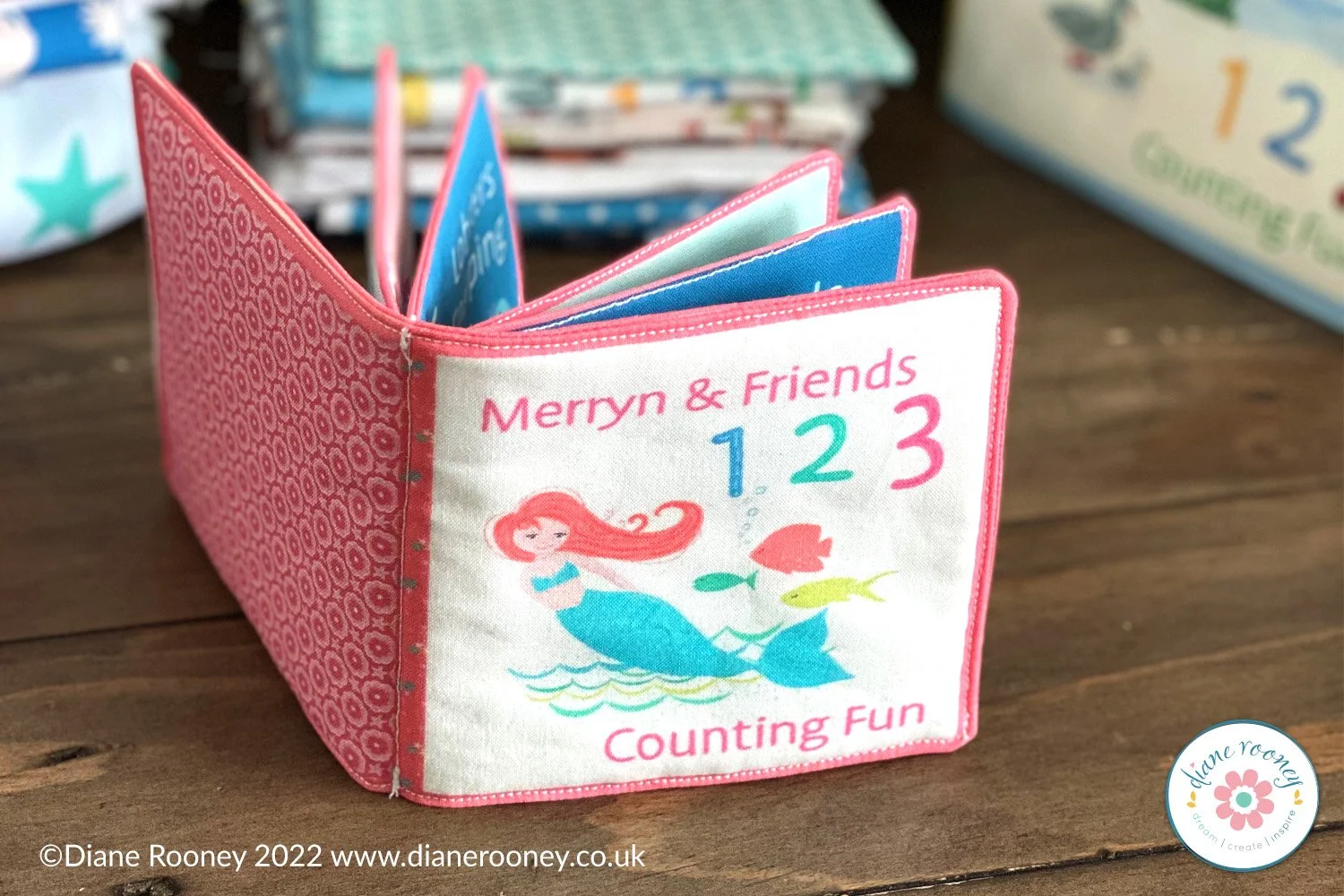 Cut + Sew Cloth Book Panel Tutorial — Diane Rooney Fabric & Wallpaper ...