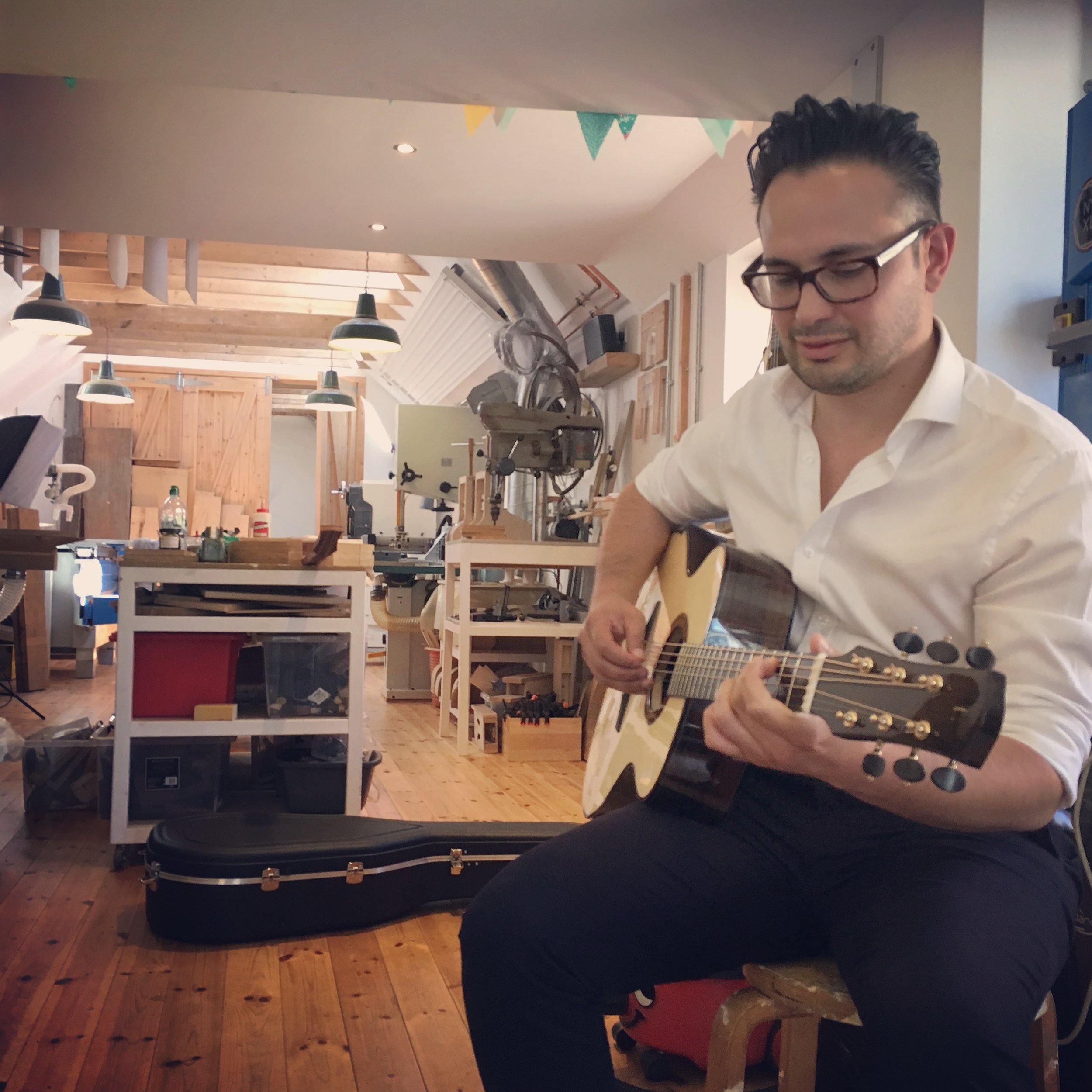 Michael Watts Visit — Taran Guitars