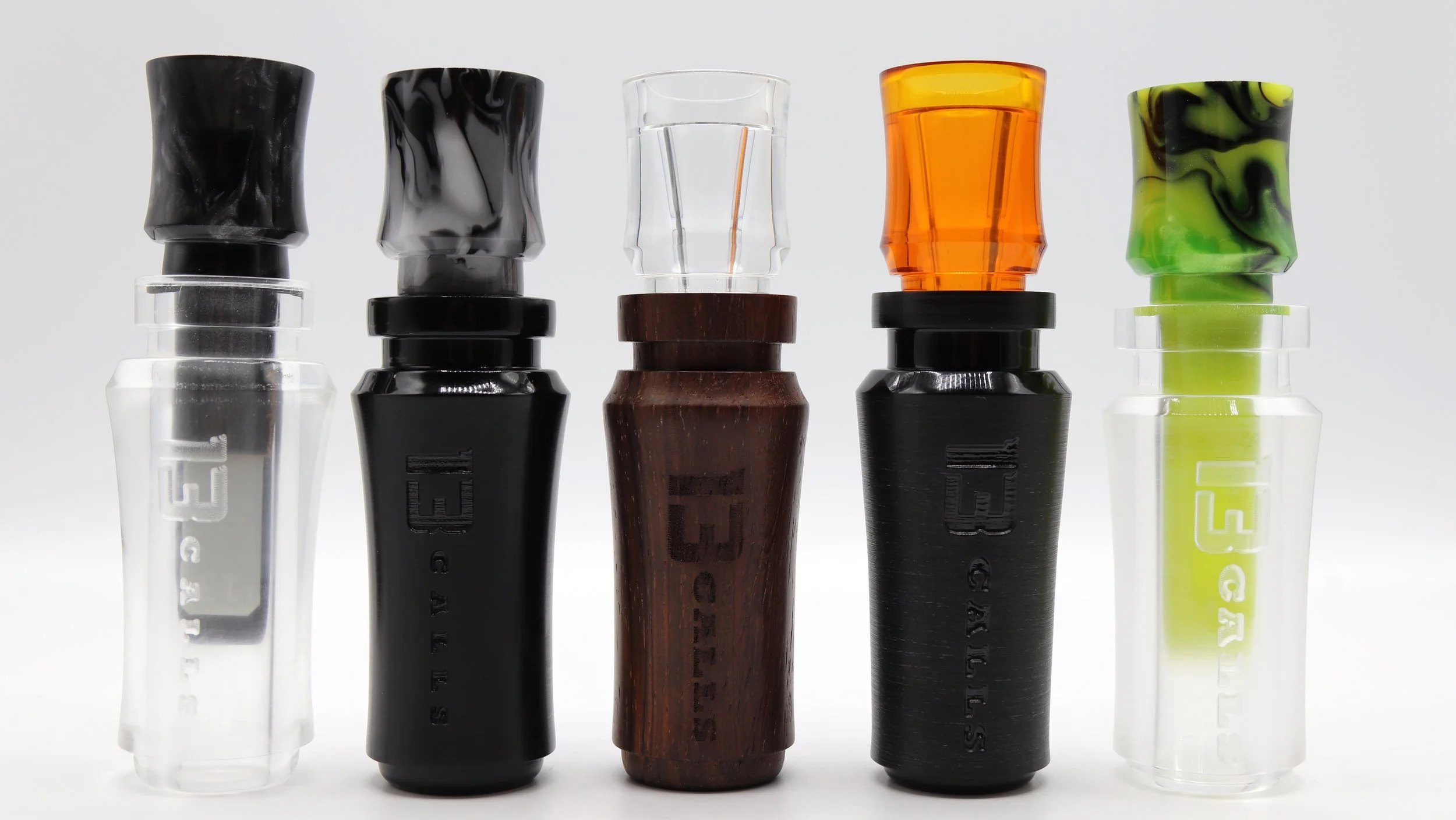 13 Calls, Acrylic Duck Calls, Wooden Duck Calls, Micarta Duck Calls