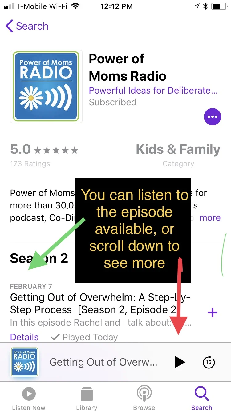 How to Listen to and Subscribe to a Podcast — Helping of Happiness