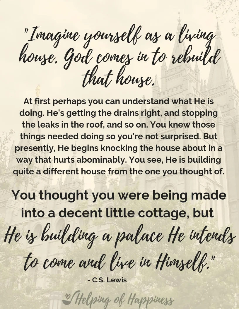 CS Lewis Quote Printable — Helping of Happiness
