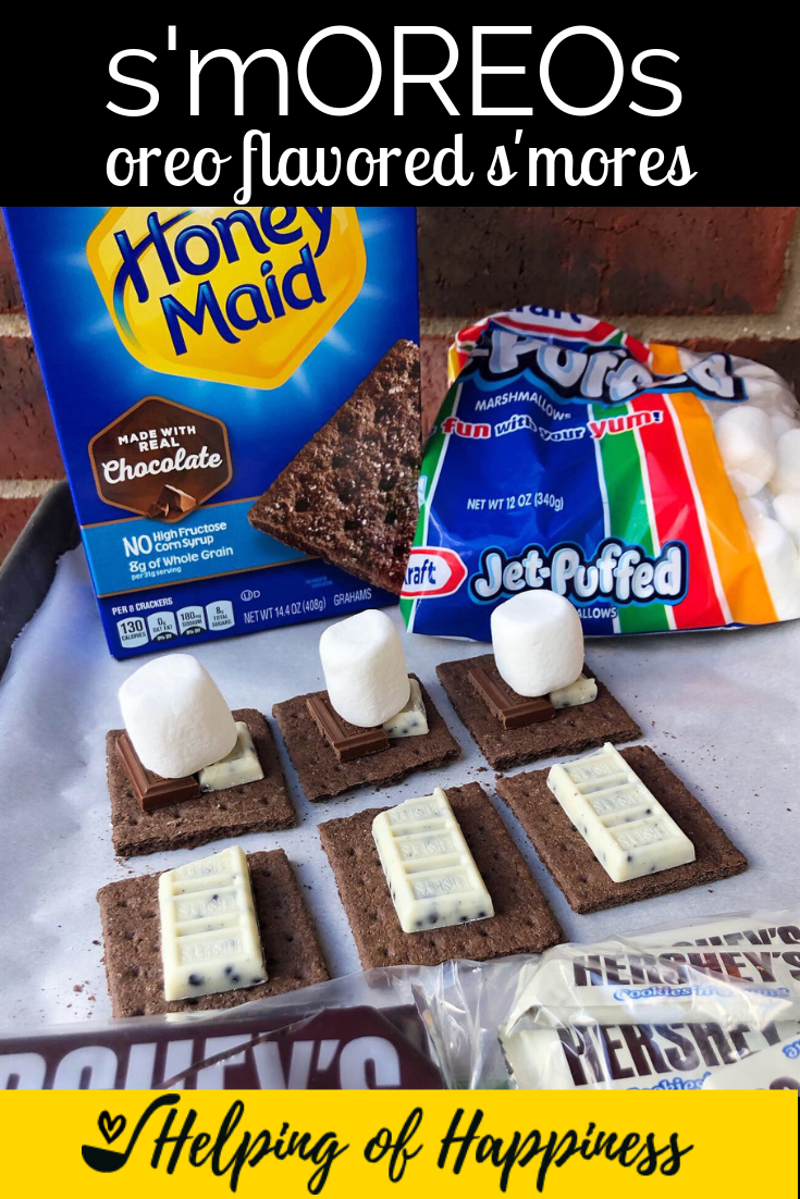 Oreo S'mores- or what we call S'mOREOs — Helping of Happiness