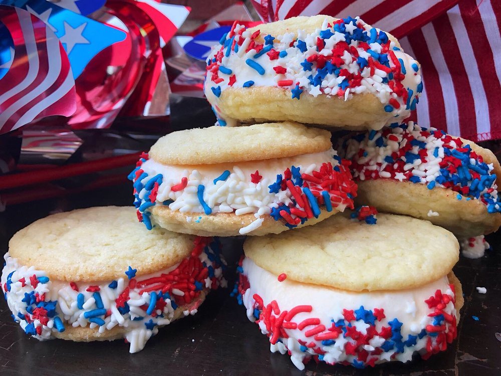 Lemon Raspberry Ice Cream Sandwiches — Helping of Happiness