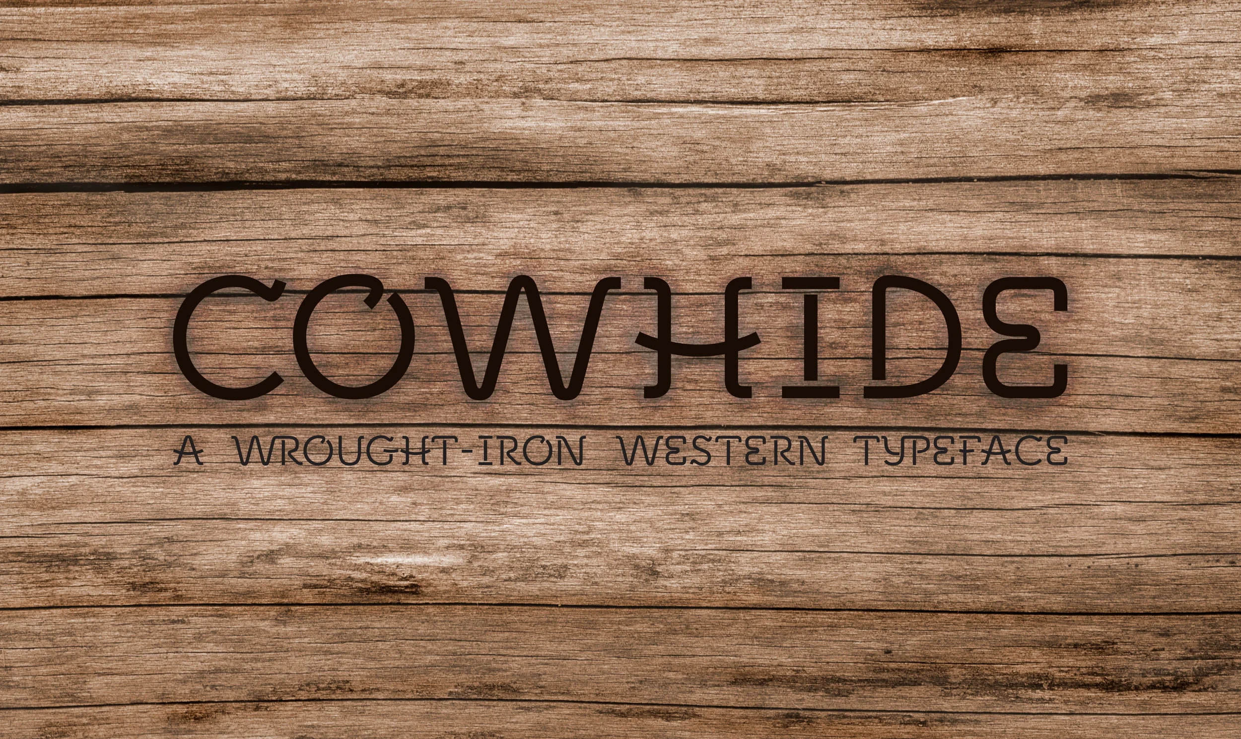 Branding Iron Font