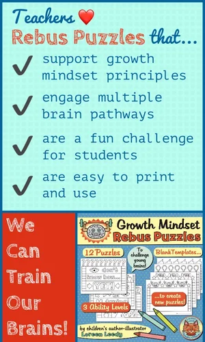 Growth Mindset Rebus Puzzles — Loreen Leedy Artist & Author