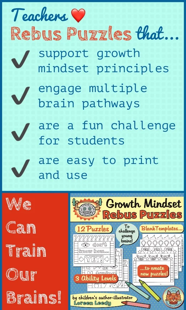 Growth Mindset Rebus Puzzles — Loreen Leedy Artist & Author