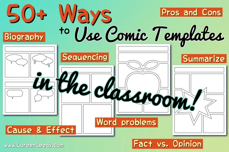 50+ ways to use comic templates in the classroom — Loreen Leedy Artist ...