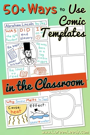 50+ ways to use comic templates in the classroom — Loreen Leedy Artist ...