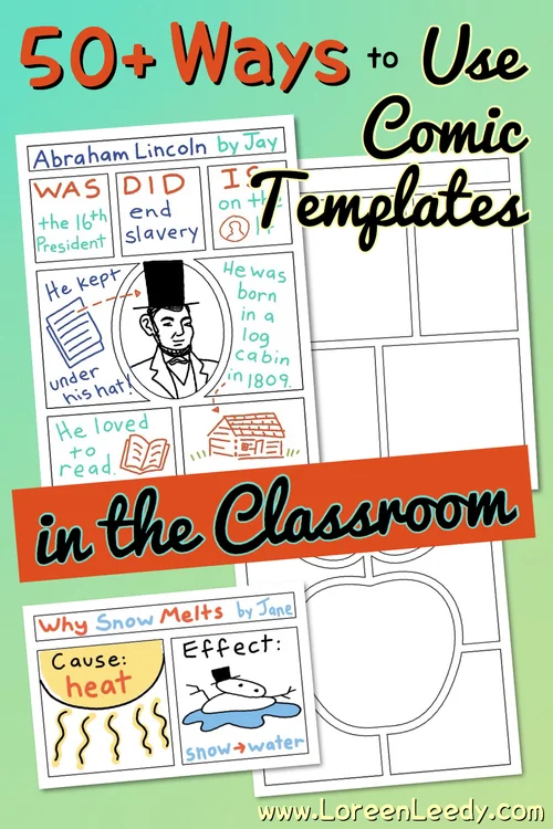 50+ ways to use comic templates in the classroom — Loreen Leedy Artist ...