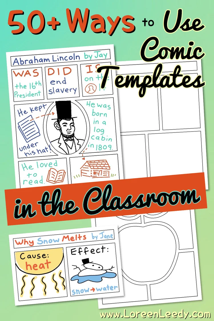 50+ ways to use comic templates in the classroom — Loreen Leedy Artist ...