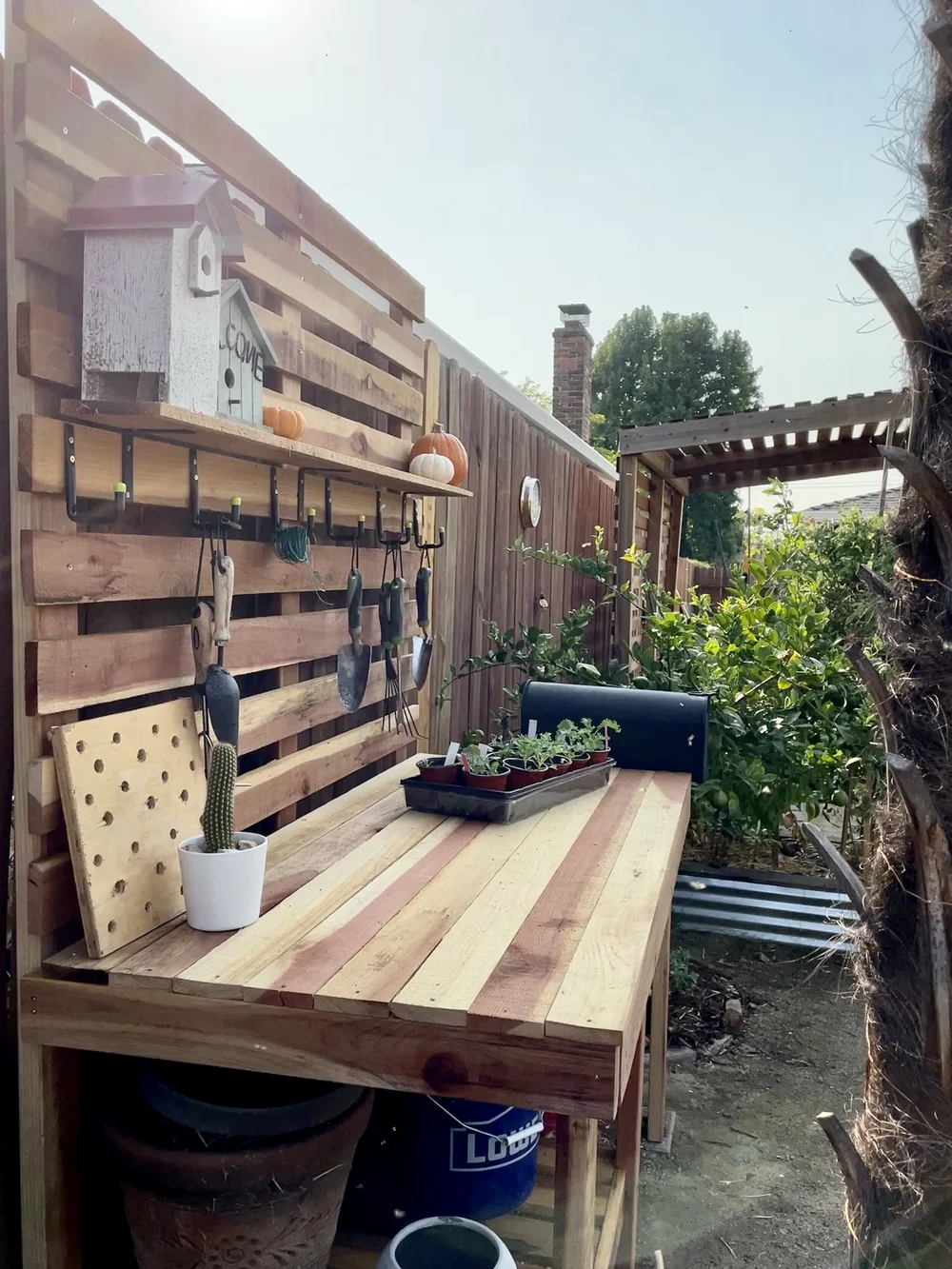 DIY Potting Bench With Step-By-Step Instructions (and VIDEO) - Our ...