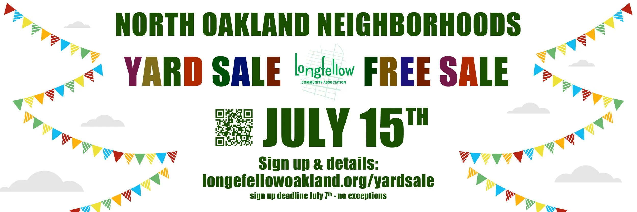 Neighborhood Yard Sale Signs