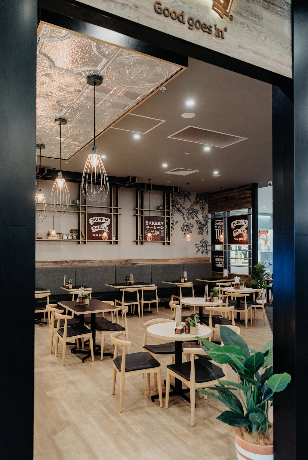 Cafe Interior Design | Muffin Break, WA | Studio Grayscale