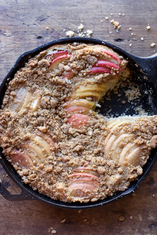 BROWN BUTTER APPLE BUCKLE — The Vivid Kitchen