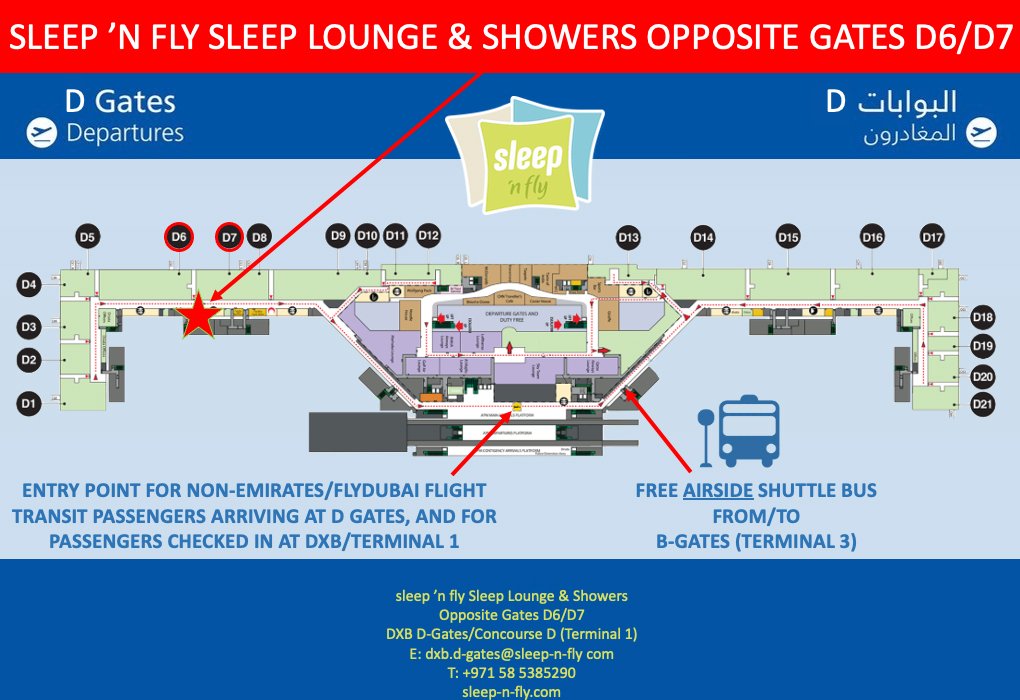 Dubai Airport Sleep 'n Fly Lounges: Rest Guide - LoungePair