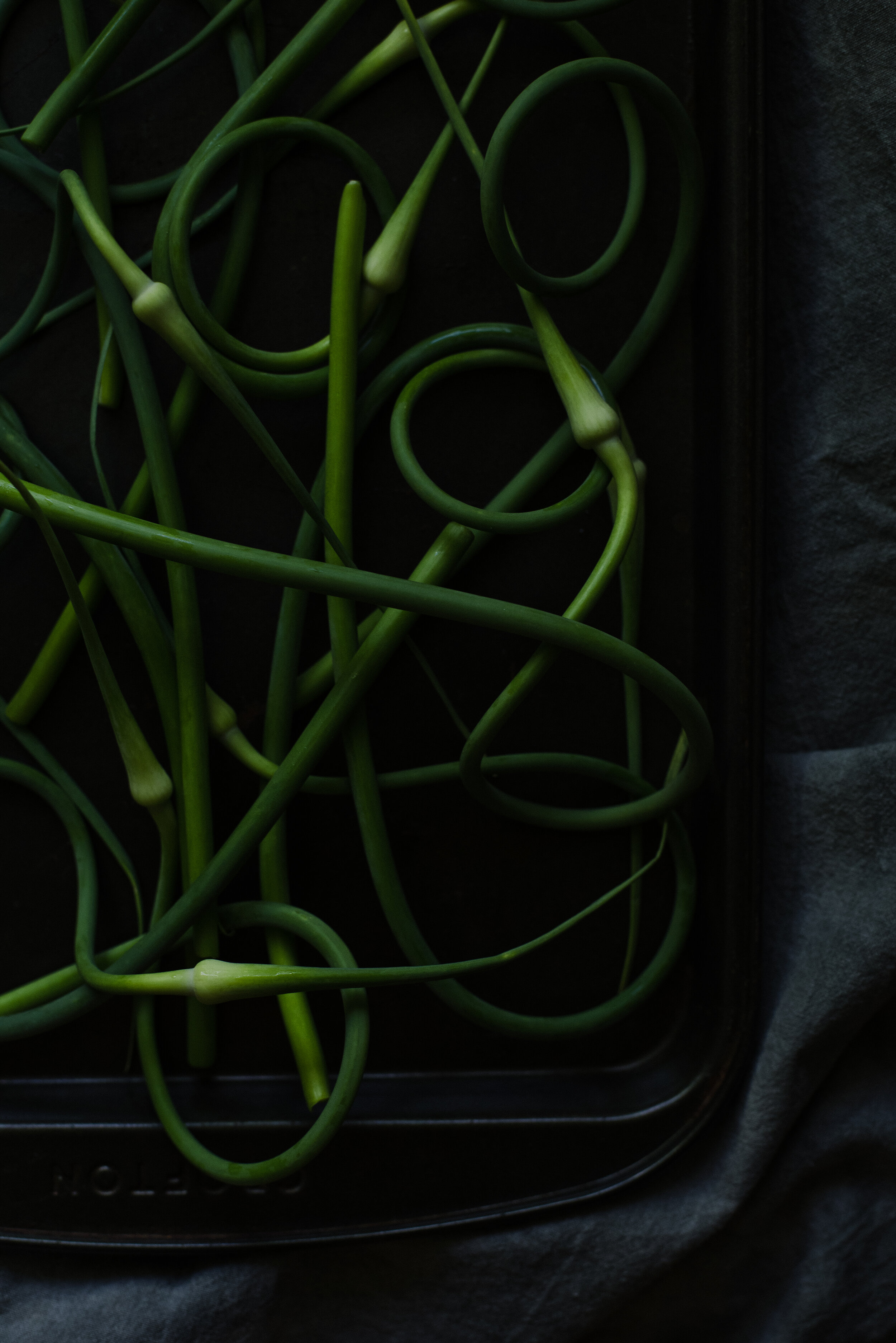 Roasted Garlic Scapes — Acre