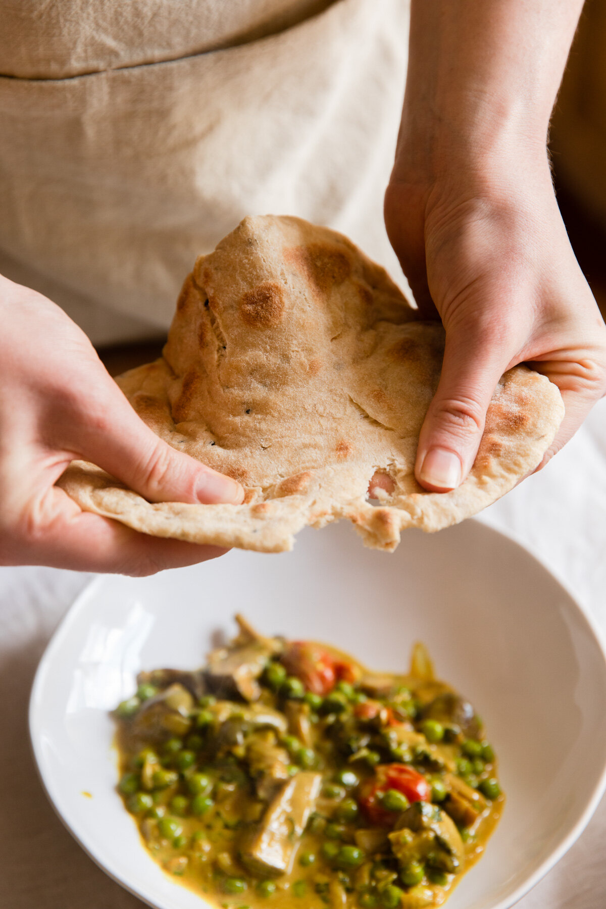 Vegan Mushroom Korma - Madeleine Olivia