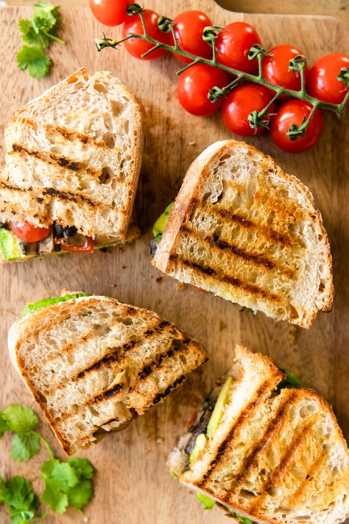 Marmite, avocado and mushroom toastie - Madeleine Olivia