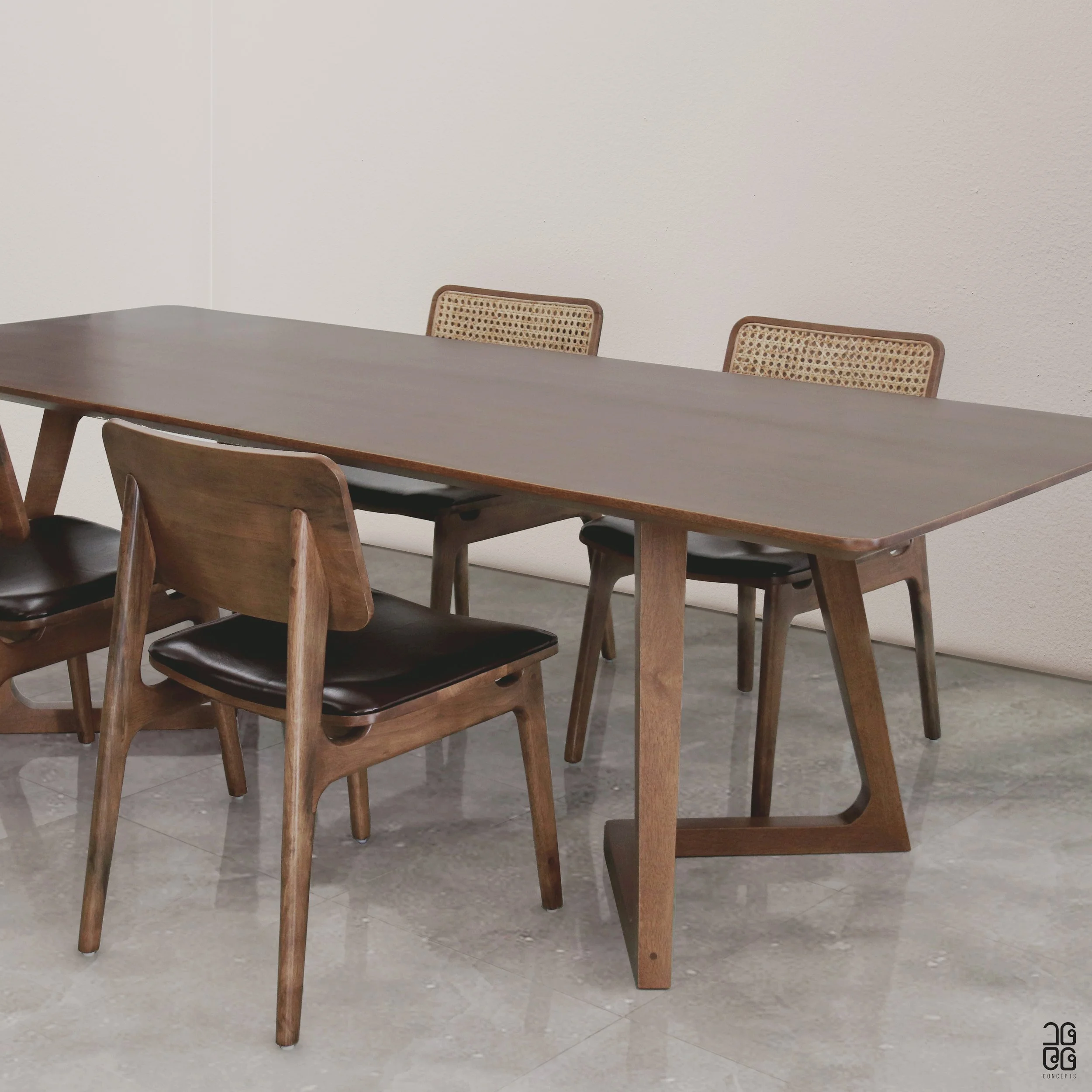 16'96 Concepts | Yangon Furniture — နဘုလယ် စားပွဲ | Nabu Lal Dining Table