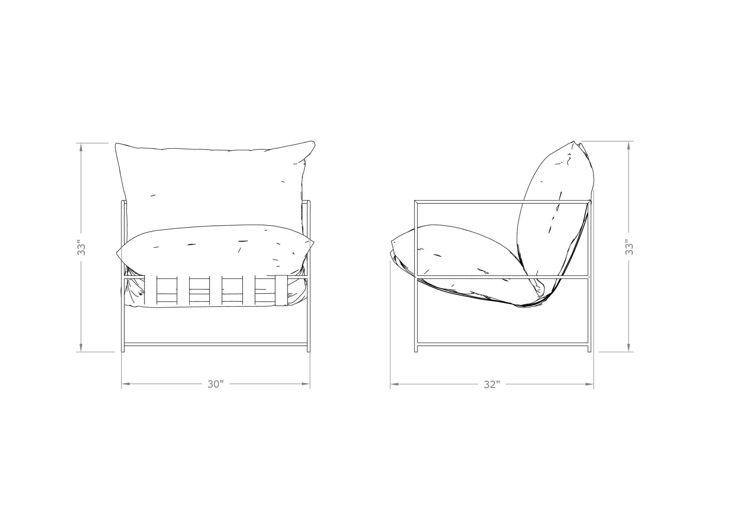 16'96 Concepts | Yangon Furniture — ကဗ္ဗလာ ထိုင်ခုံ | Gabalar Lounge Chair