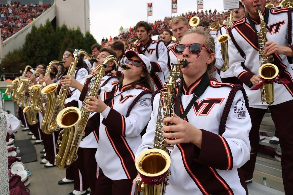 About the Band: Sections — The Marching Virginians