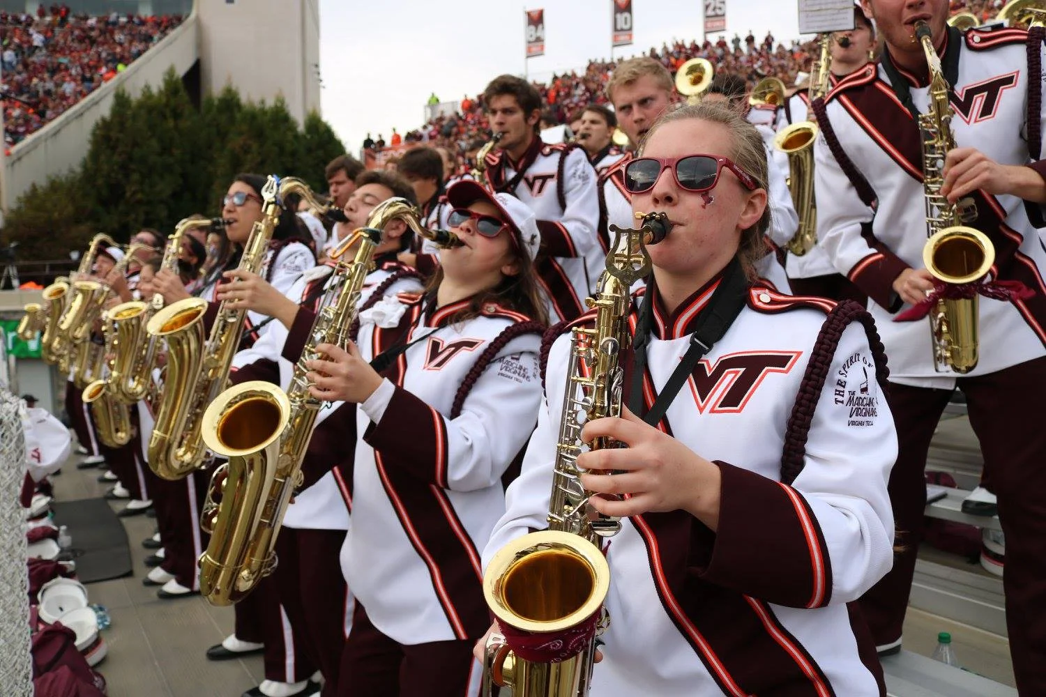 About the Band: Sections — The Marching Virginians