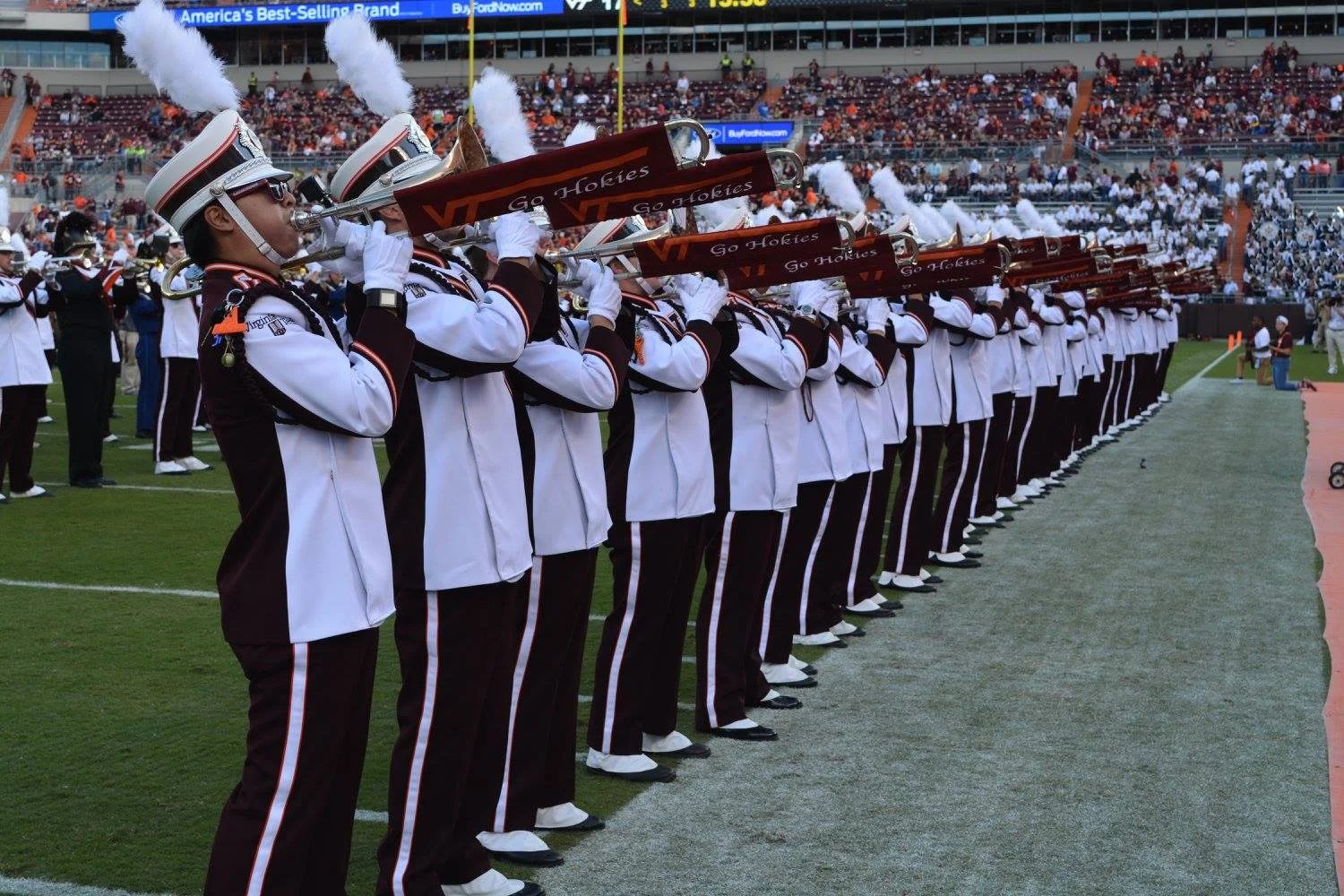 About the Band: Sections — The Marching Virginians