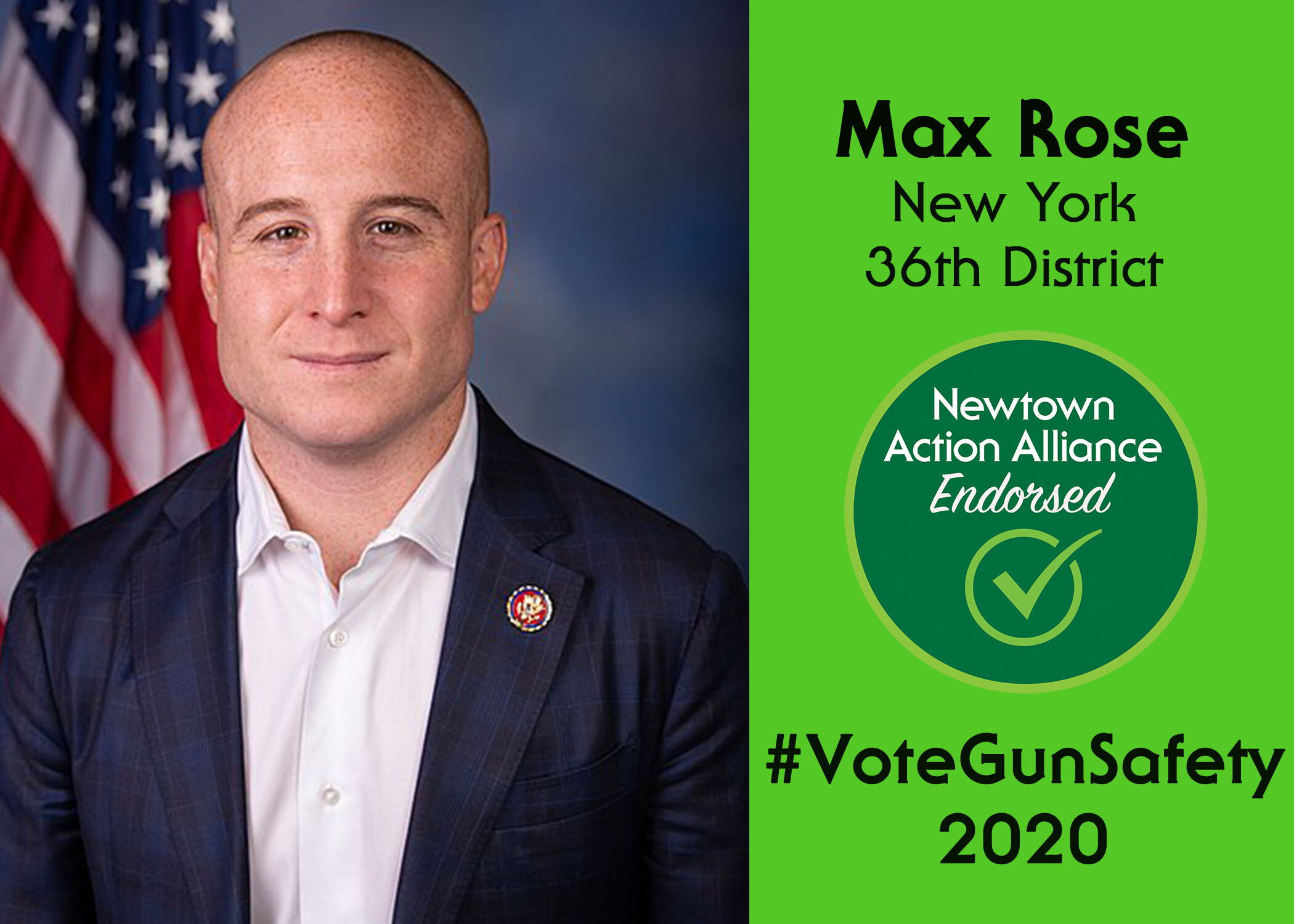 Rep. Max Rose — Newtown Action Alliance