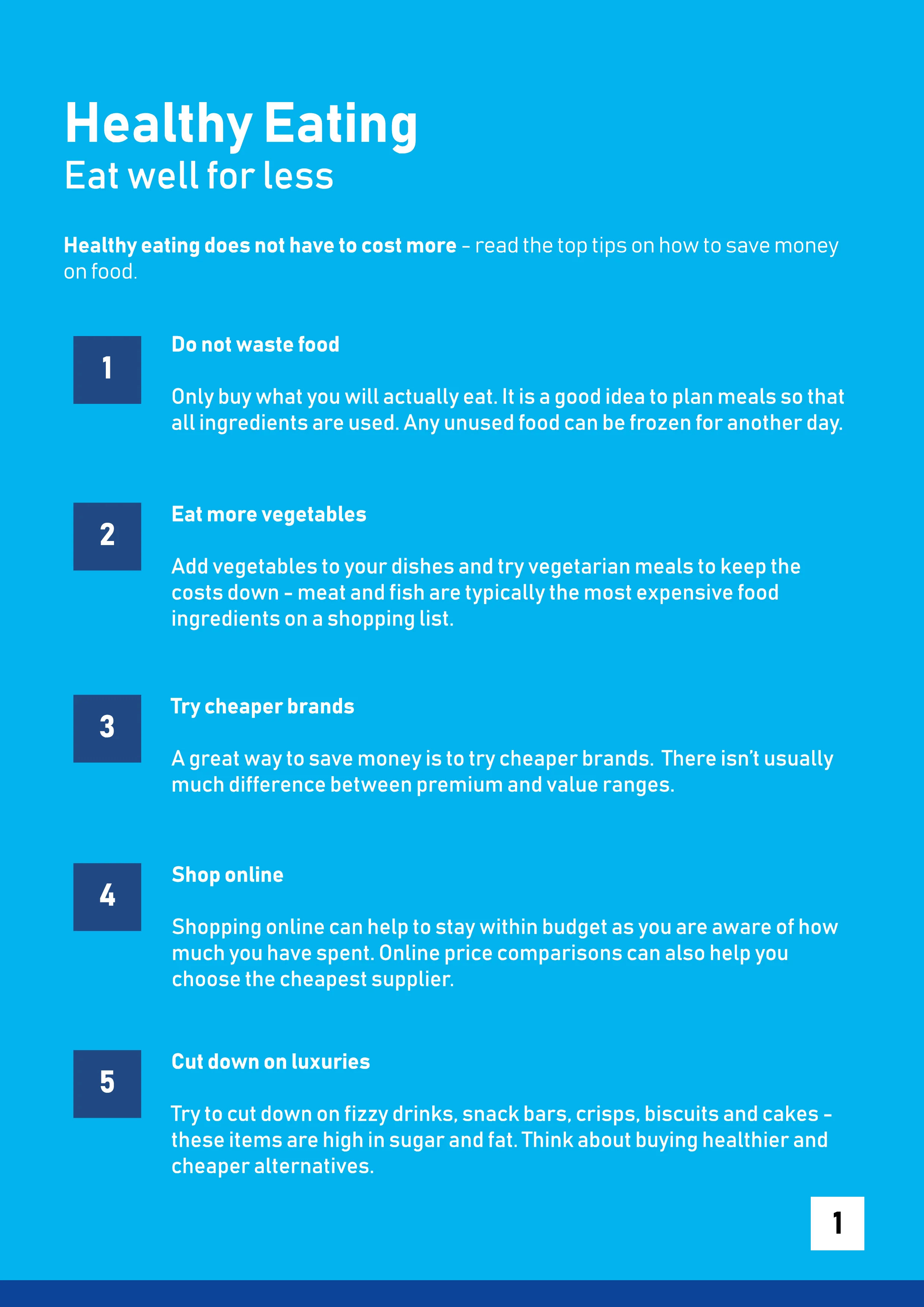 Theme of the Month - Healthy Eating — Learning Skills Partnership