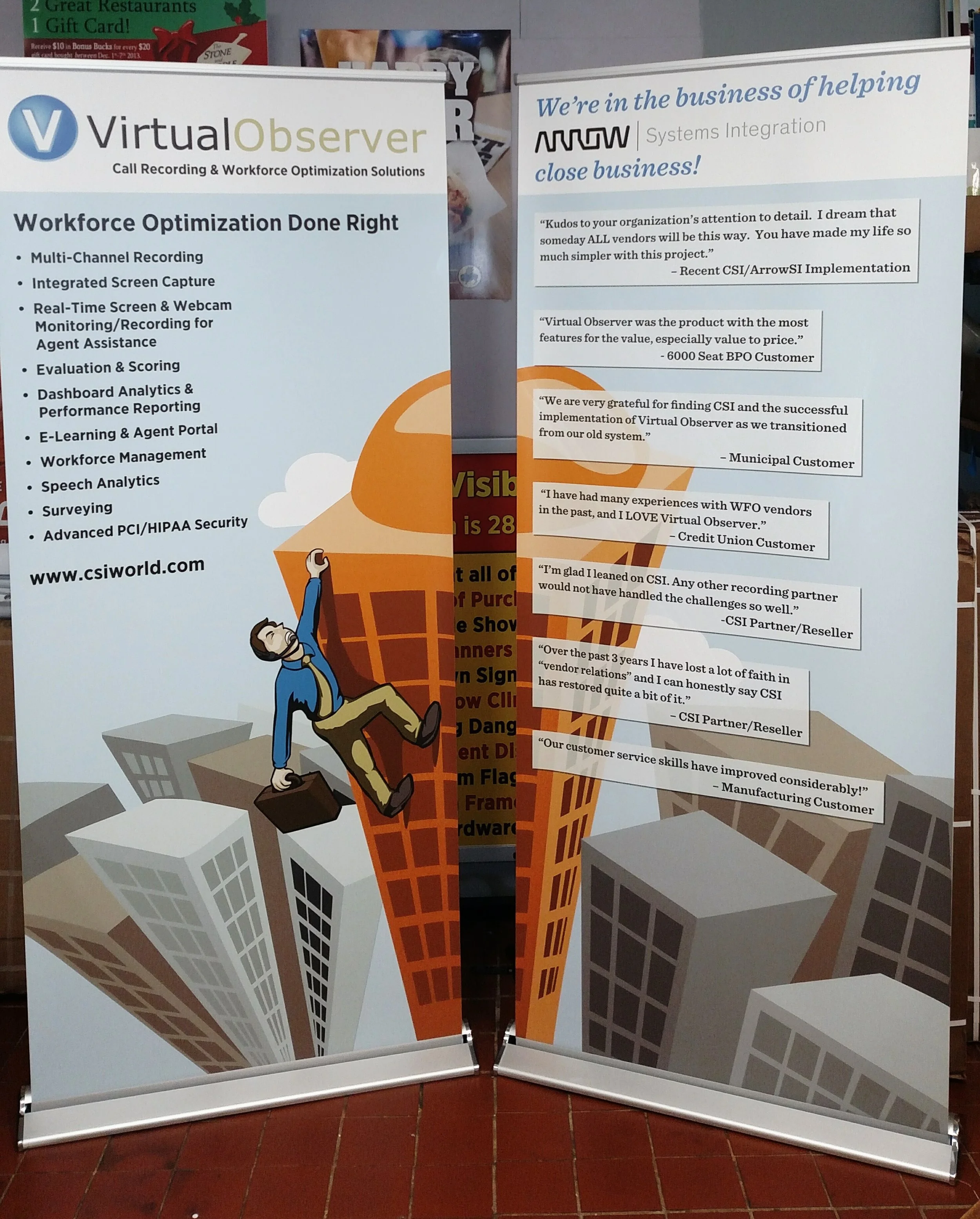 Banner Stand Displays — FUSION