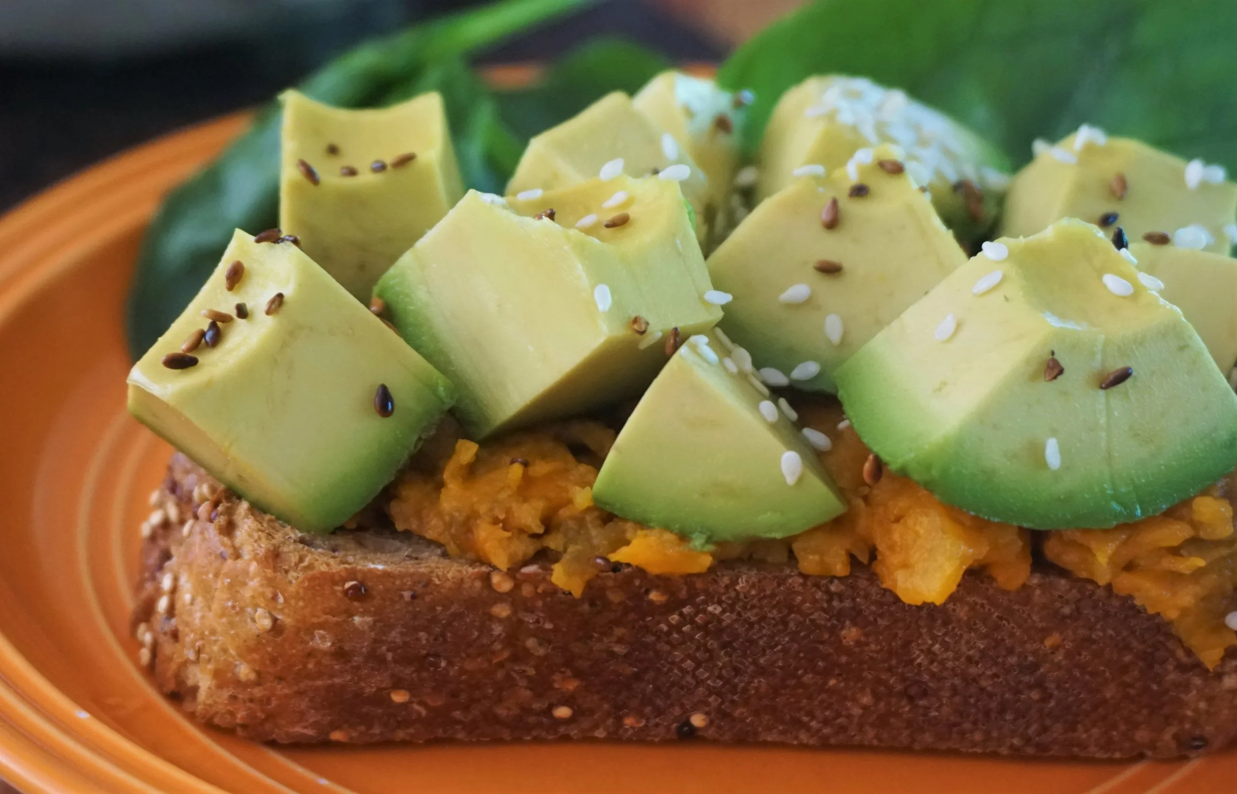 Sesame Sweet Potato & Avocado Toast — The Gut Nursery