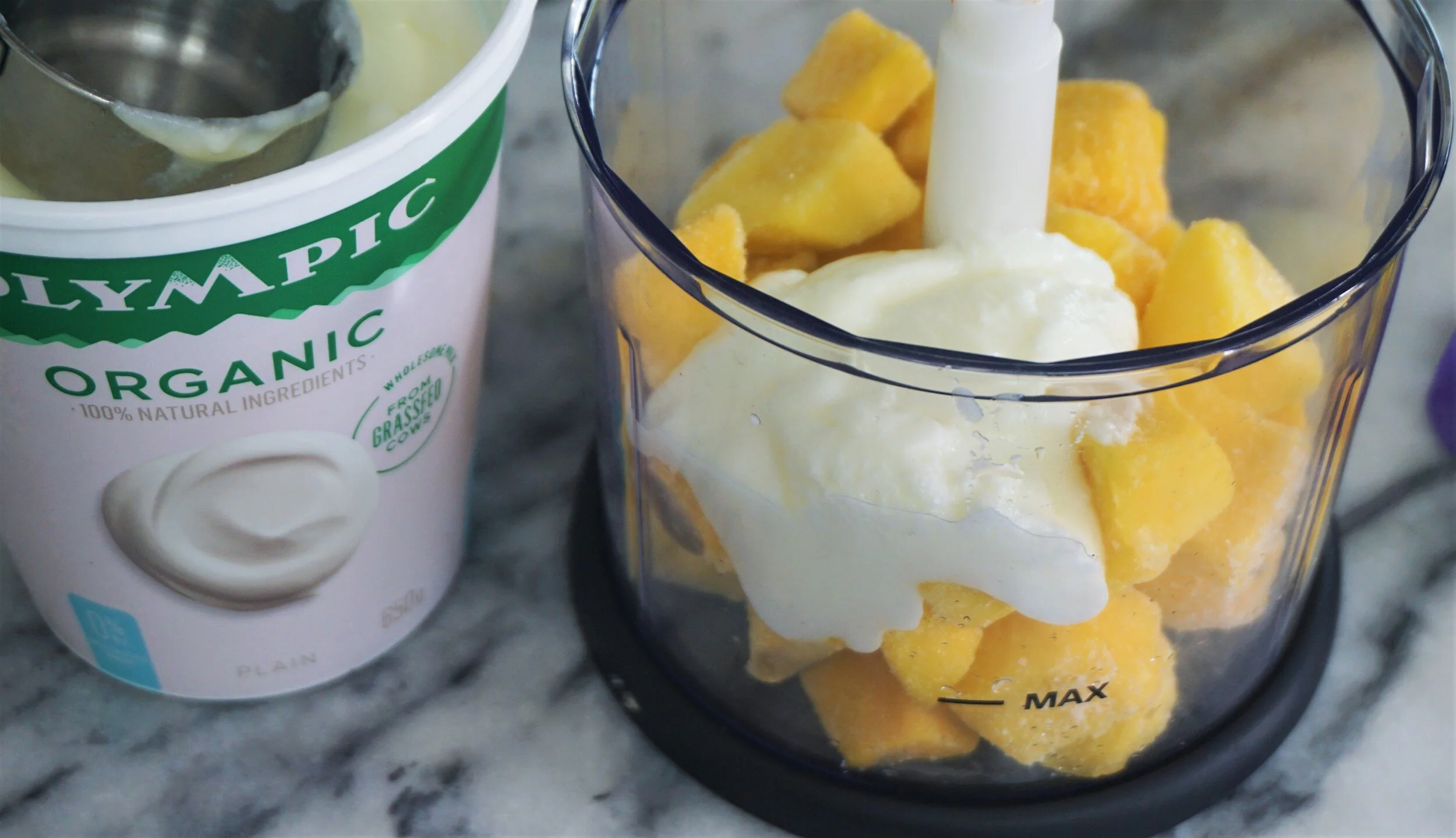 3 Ingredient Mango Soft Serve — The Gut Nursery