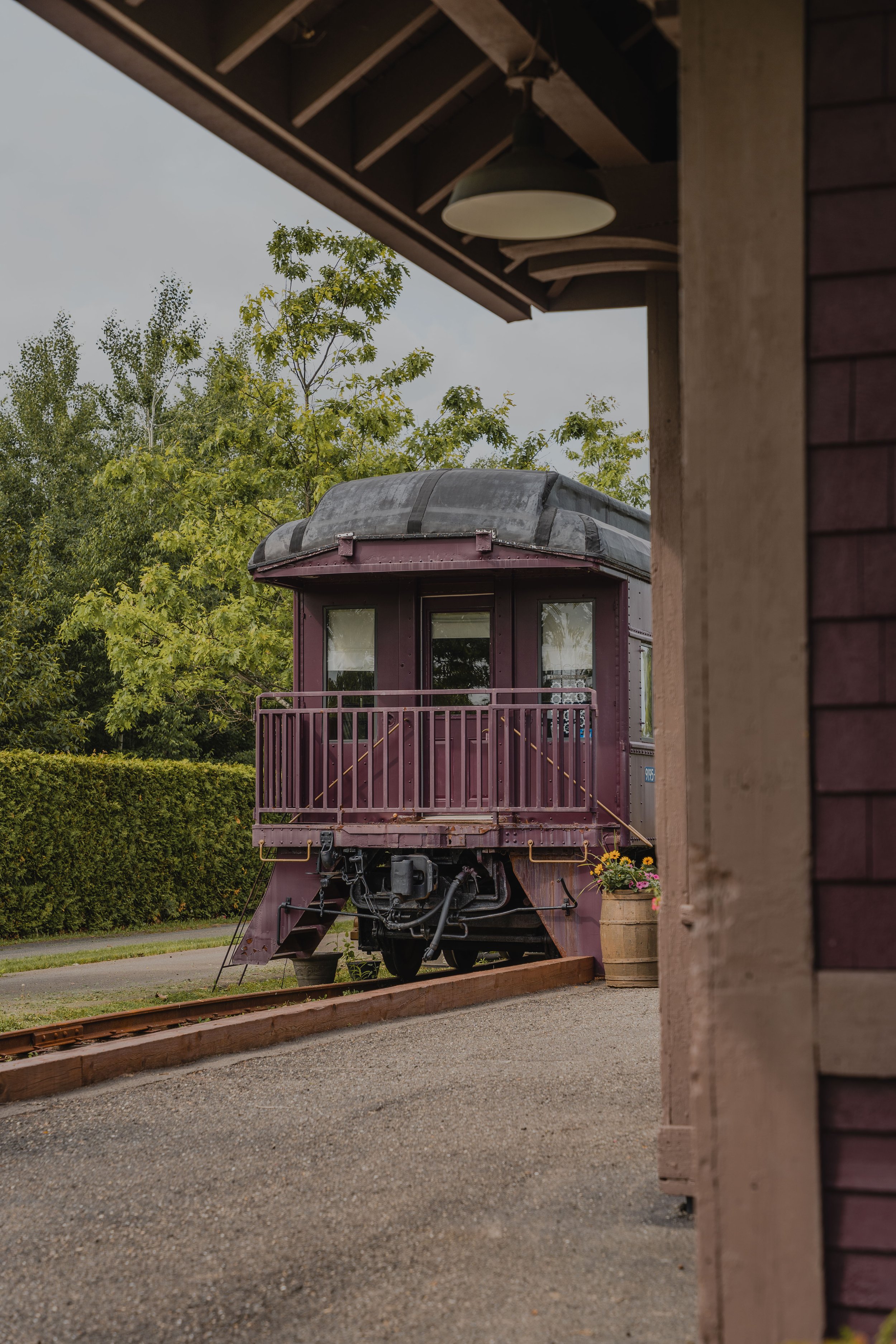 [NB,Florenceville-Bristol] Shogomoc Train Station — On va se promener