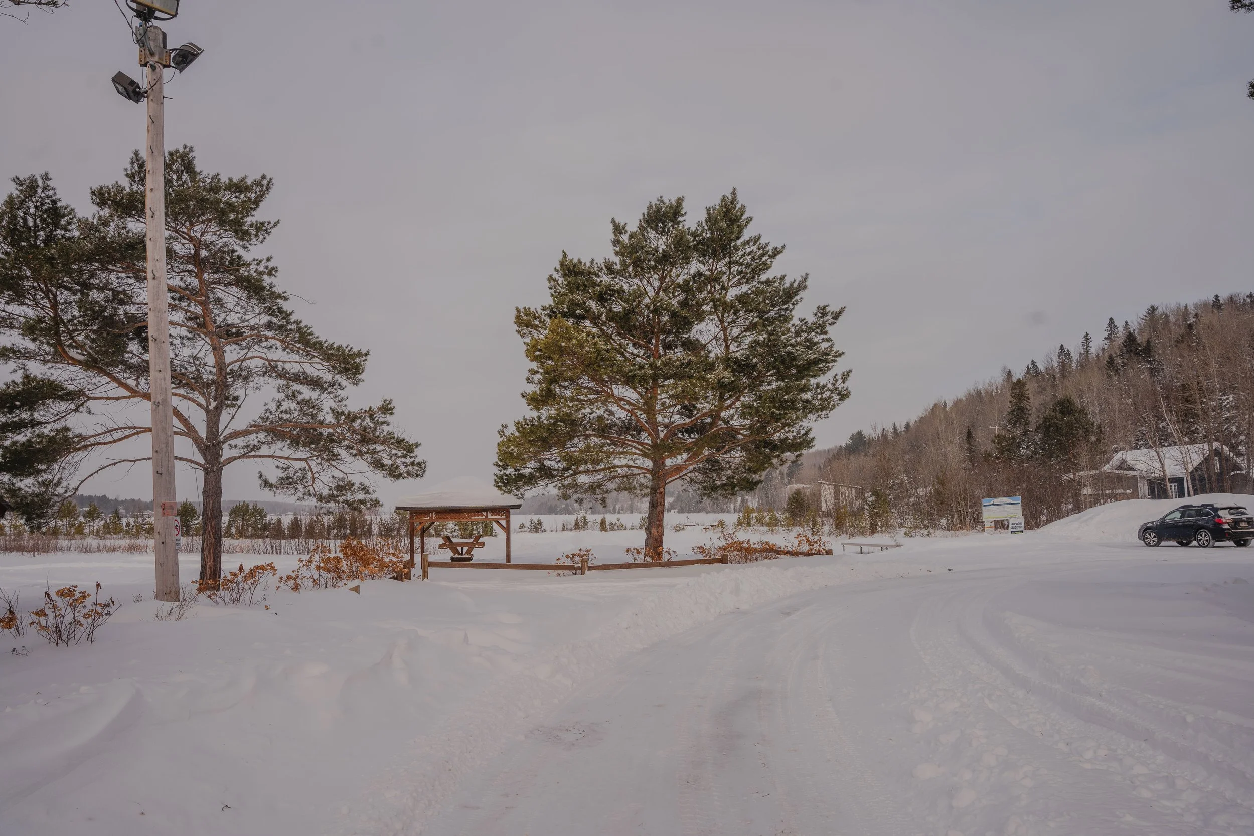 [Sag-Lac, Saint-Félix-d'Otis] Halte Municipale — On va se promener