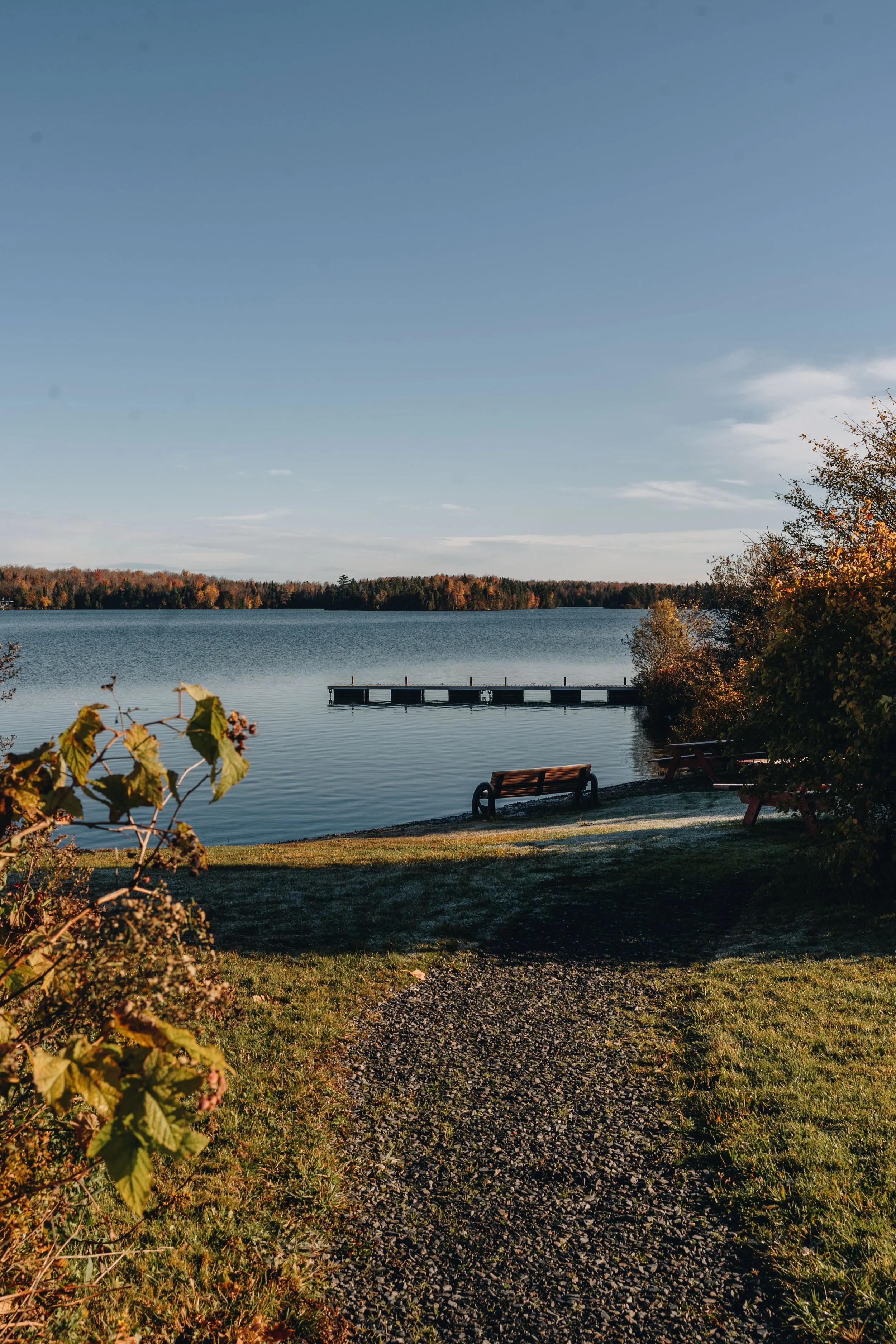 [Estrie, Lac-Drolet] Parc du Lac, Halte du Lac-Drolet — On va se promener
