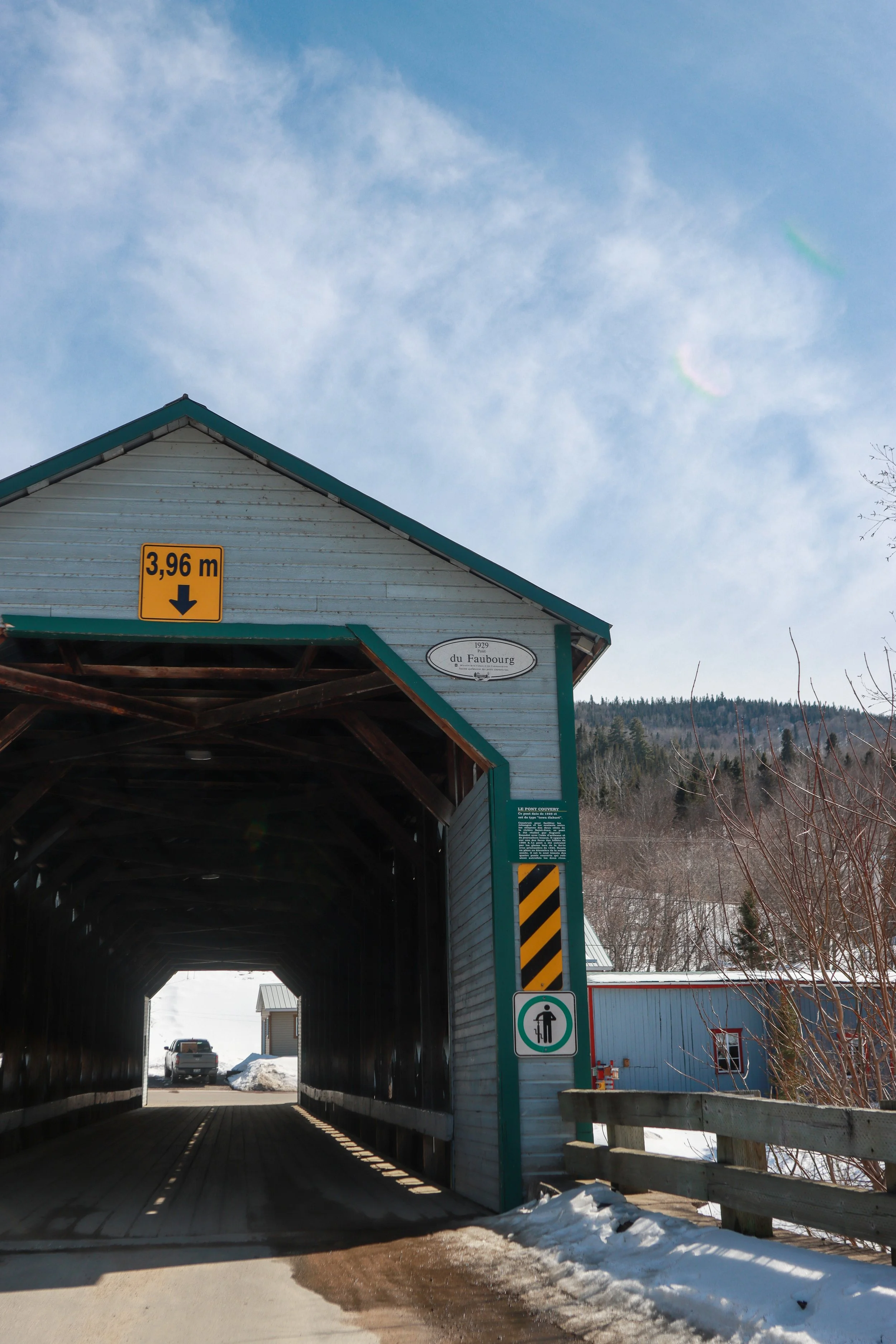 [Sag-Lac, L'Anse-Saint-Jean] Pont Couvart, Pont du Faubourg — On va se ...