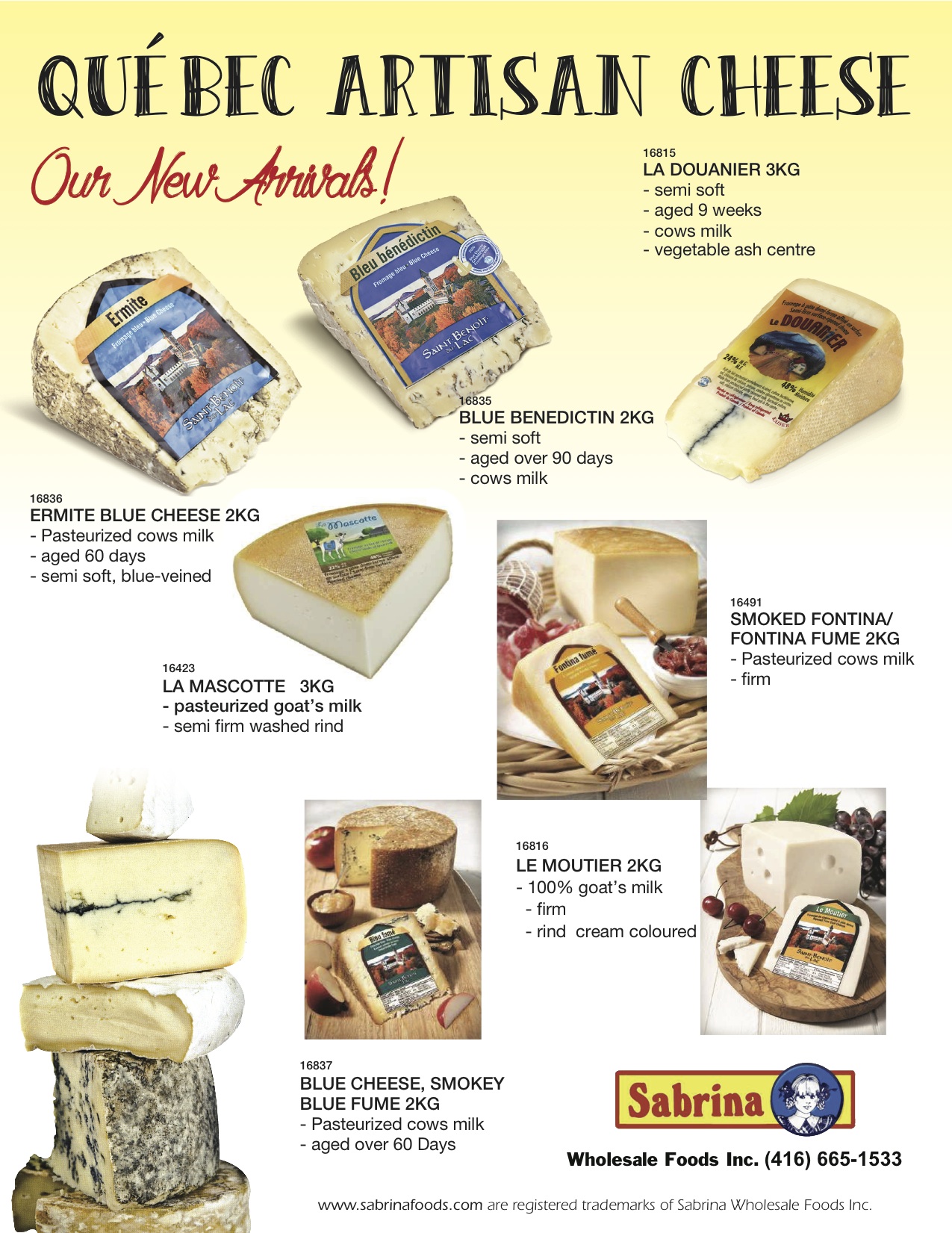 Our Products — Sabrina Wholesale Foods - Toronto Supplier of food ...