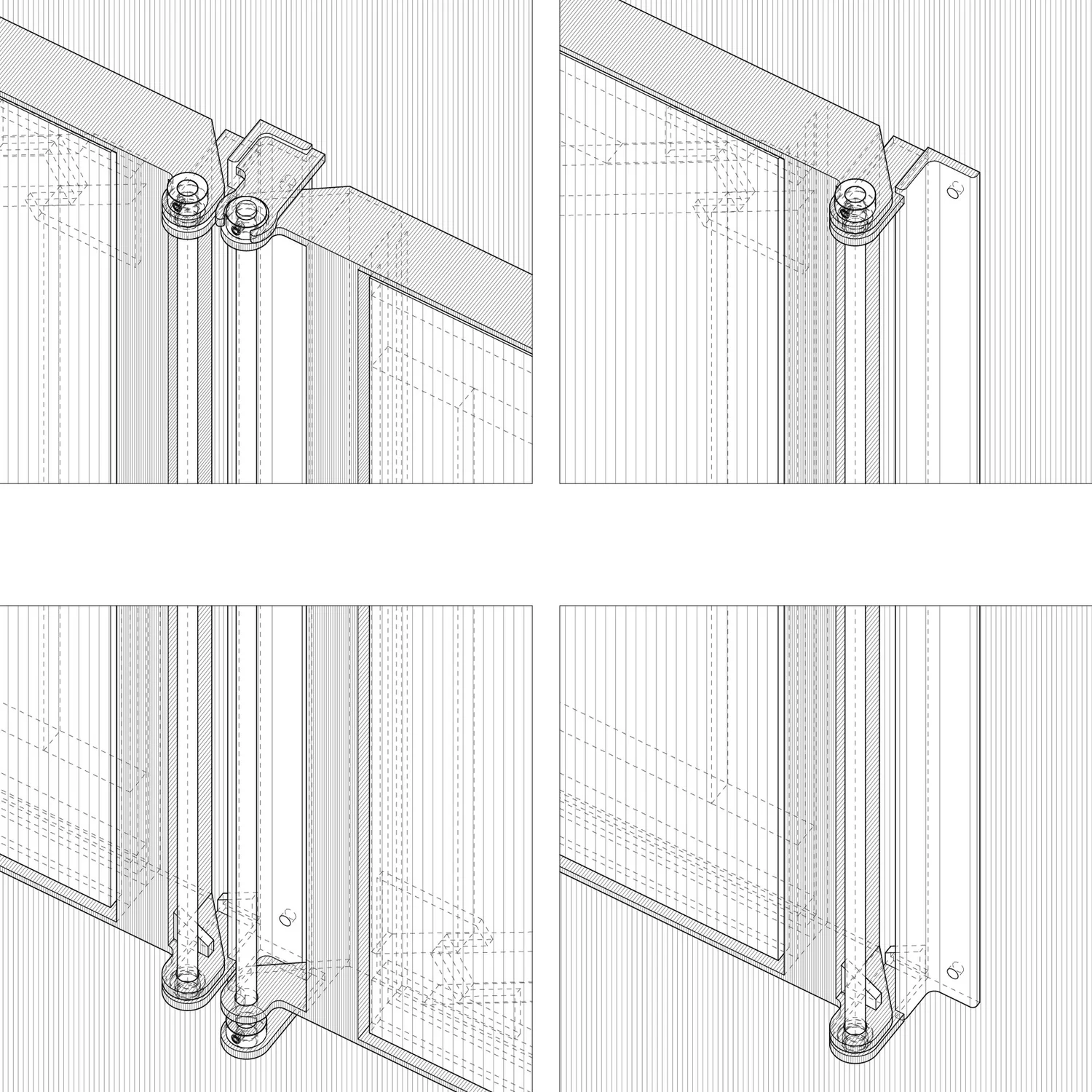 custom fabricated pivoting gallery walls — PATH