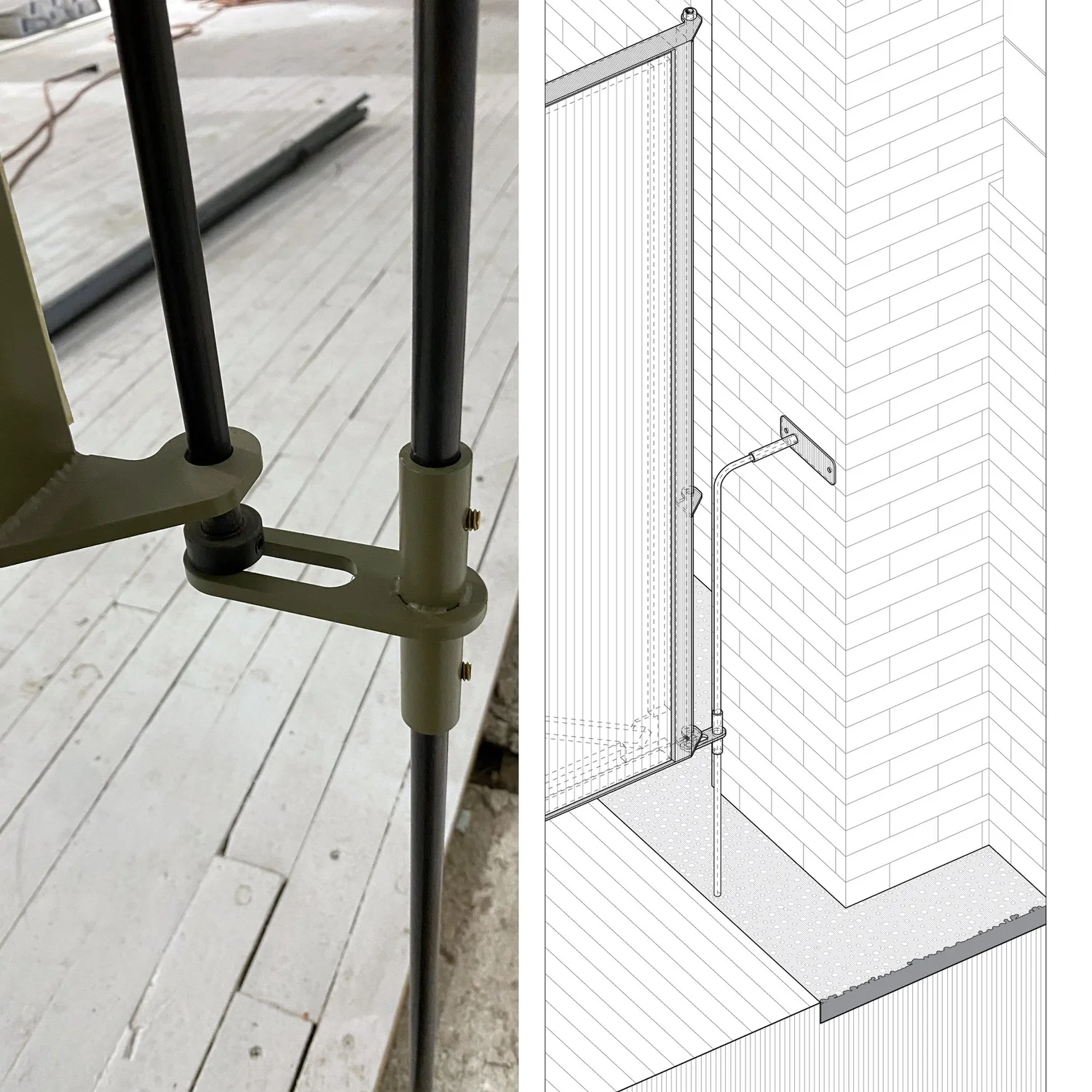 custom fabricated pivoting gallery walls — PATH