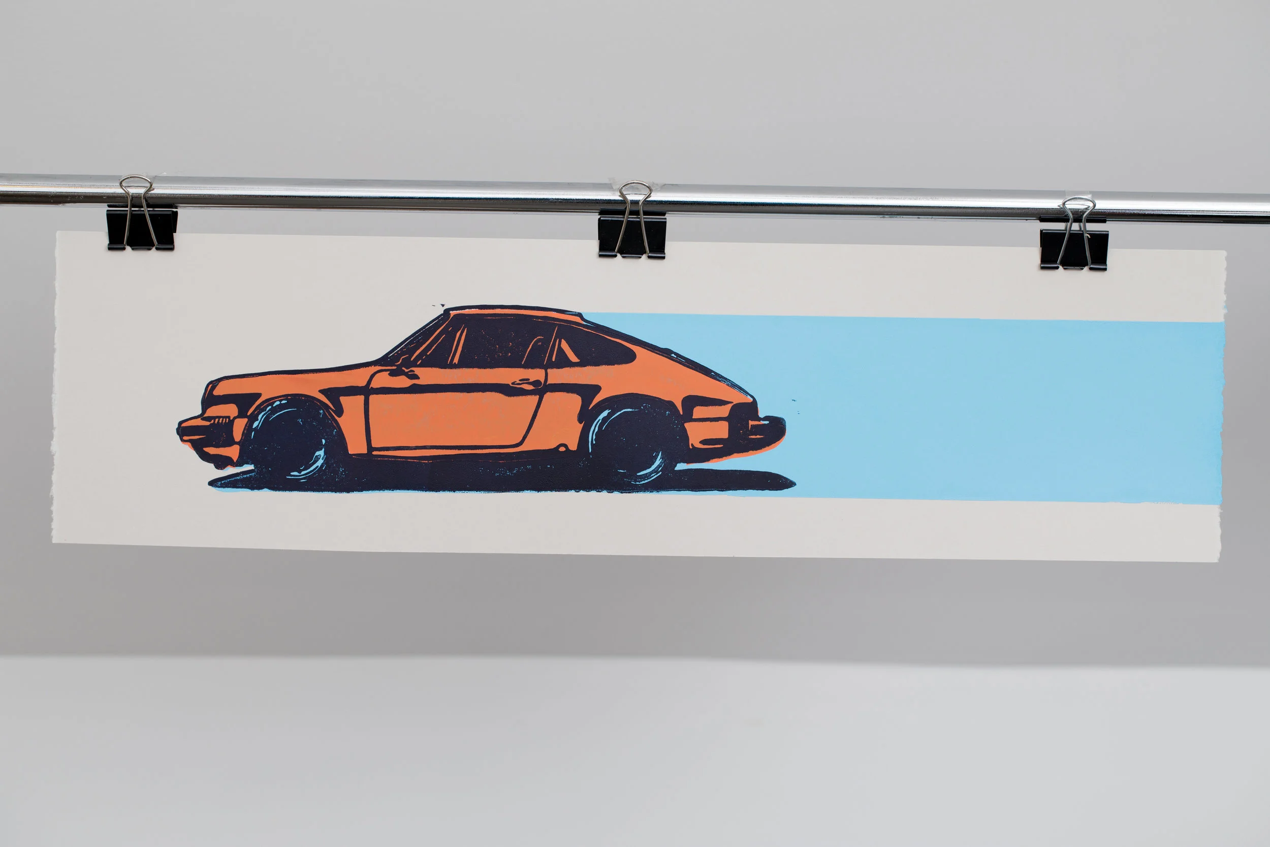 Porsche 911 — Block Prints