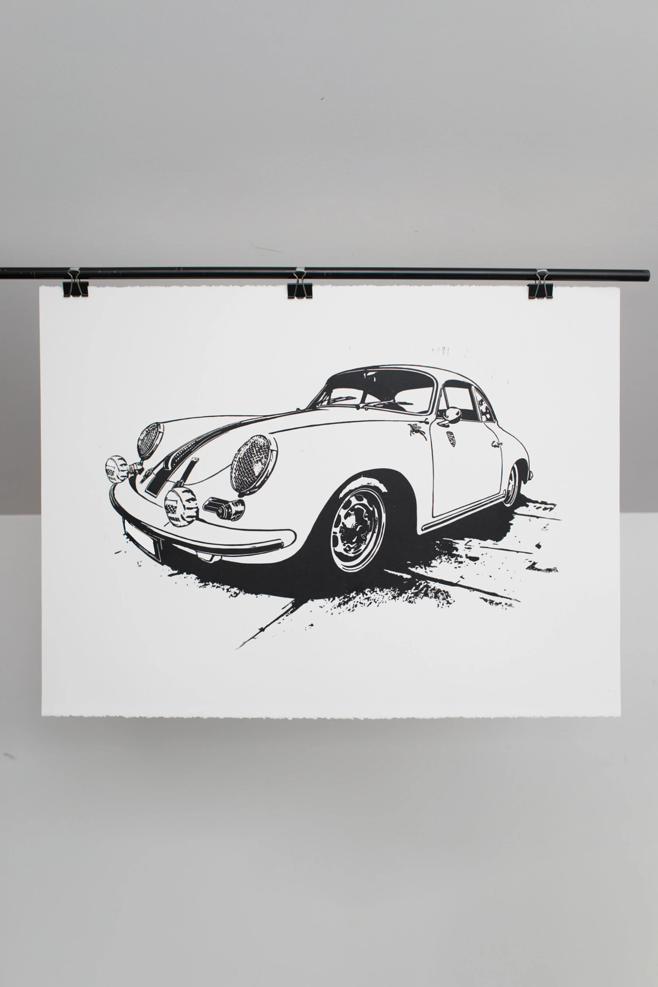 Porsche 356 — Block Prints