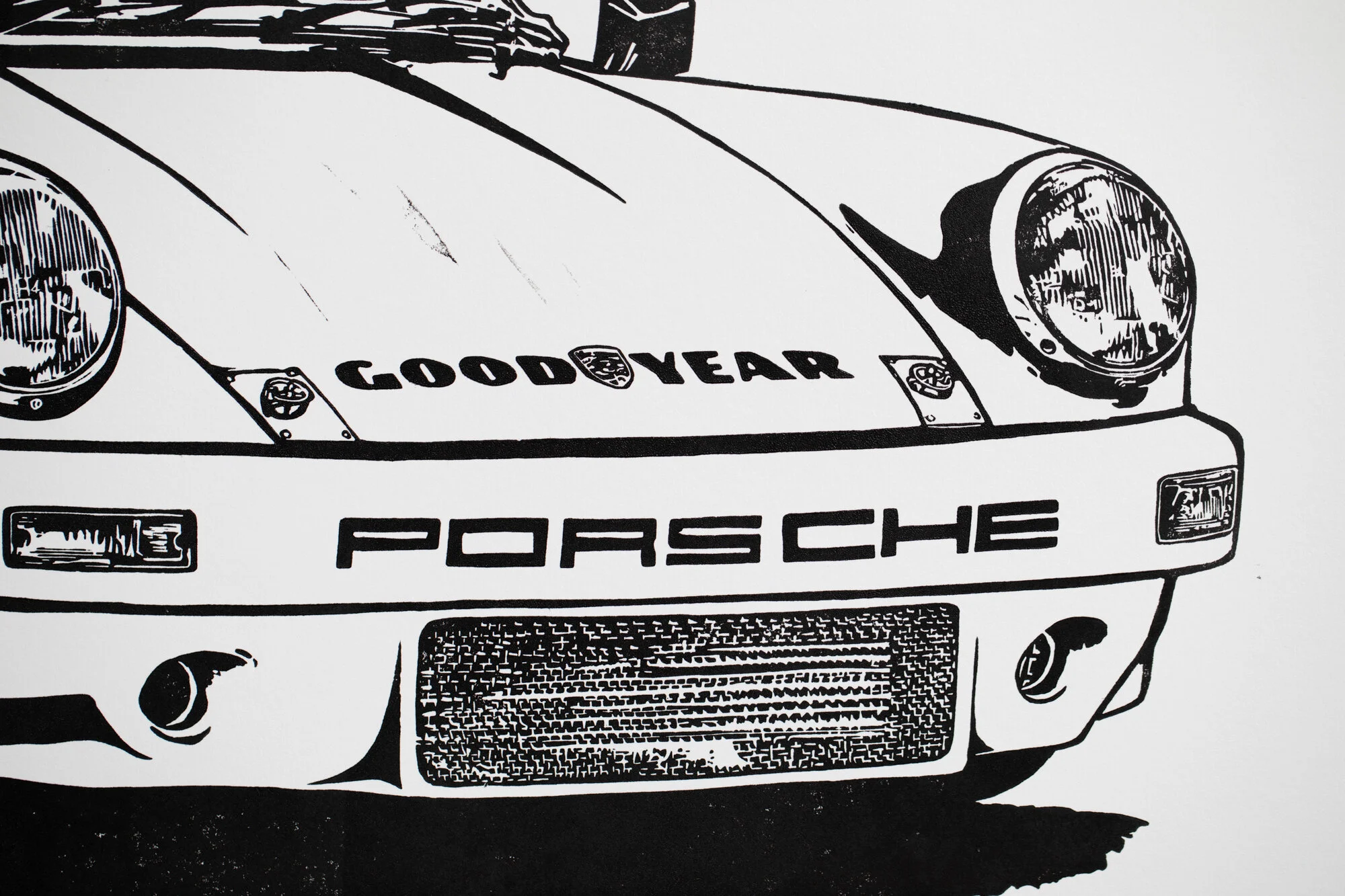 Porsche 911 IROC — Block Prints