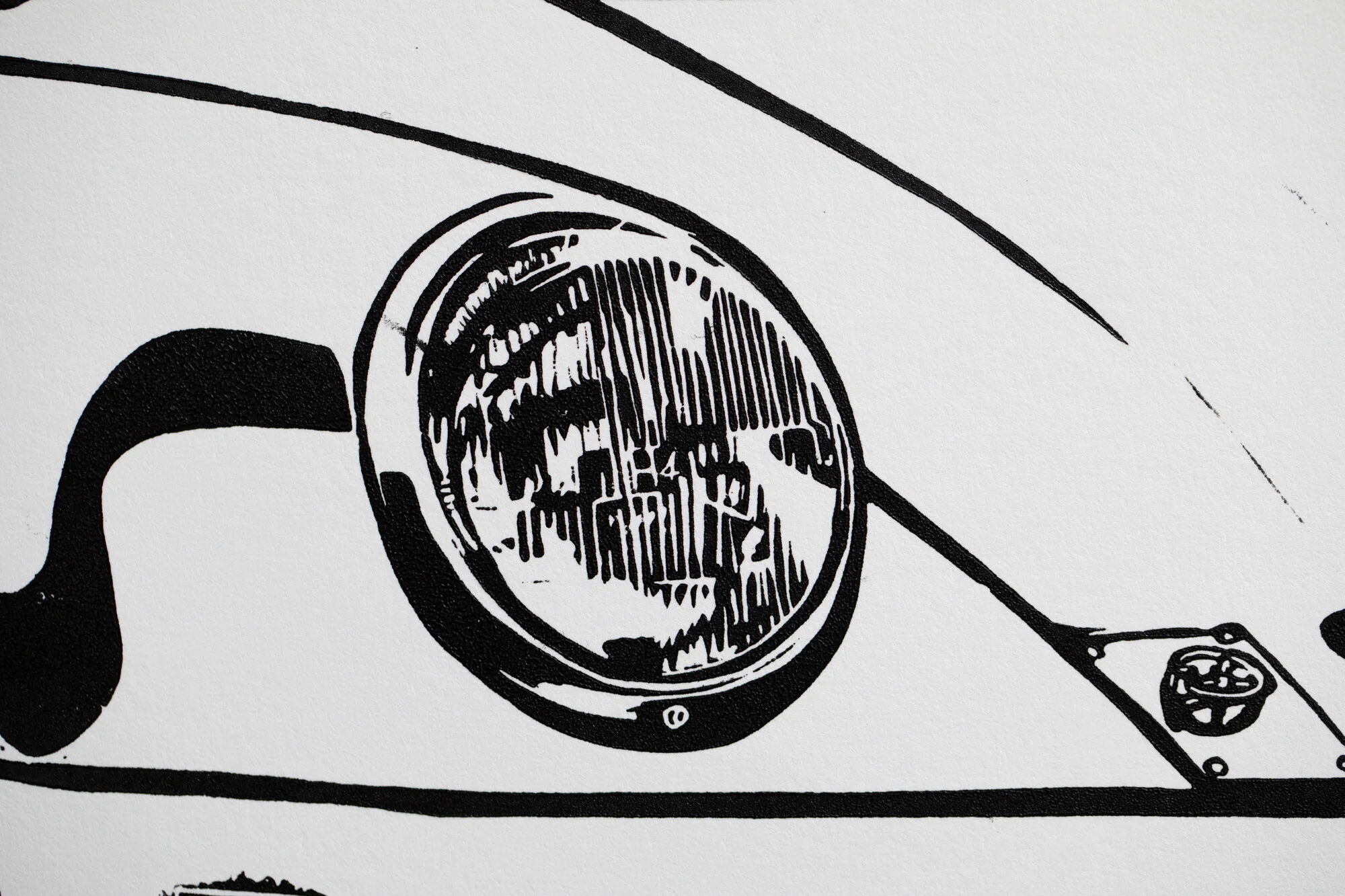 Porsche 911 IROC — Block Prints