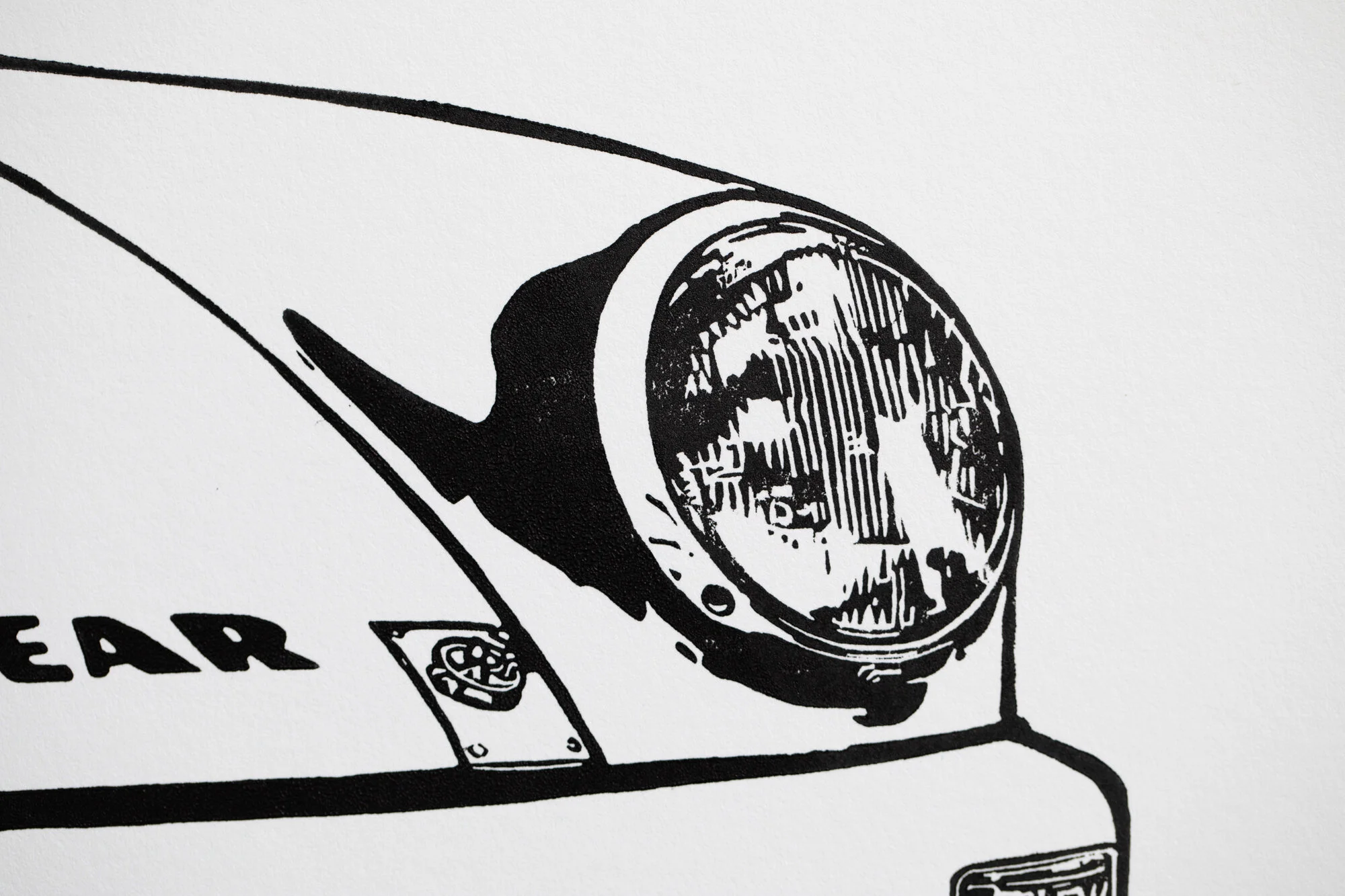 Porsche 911 IROC — Block Prints
