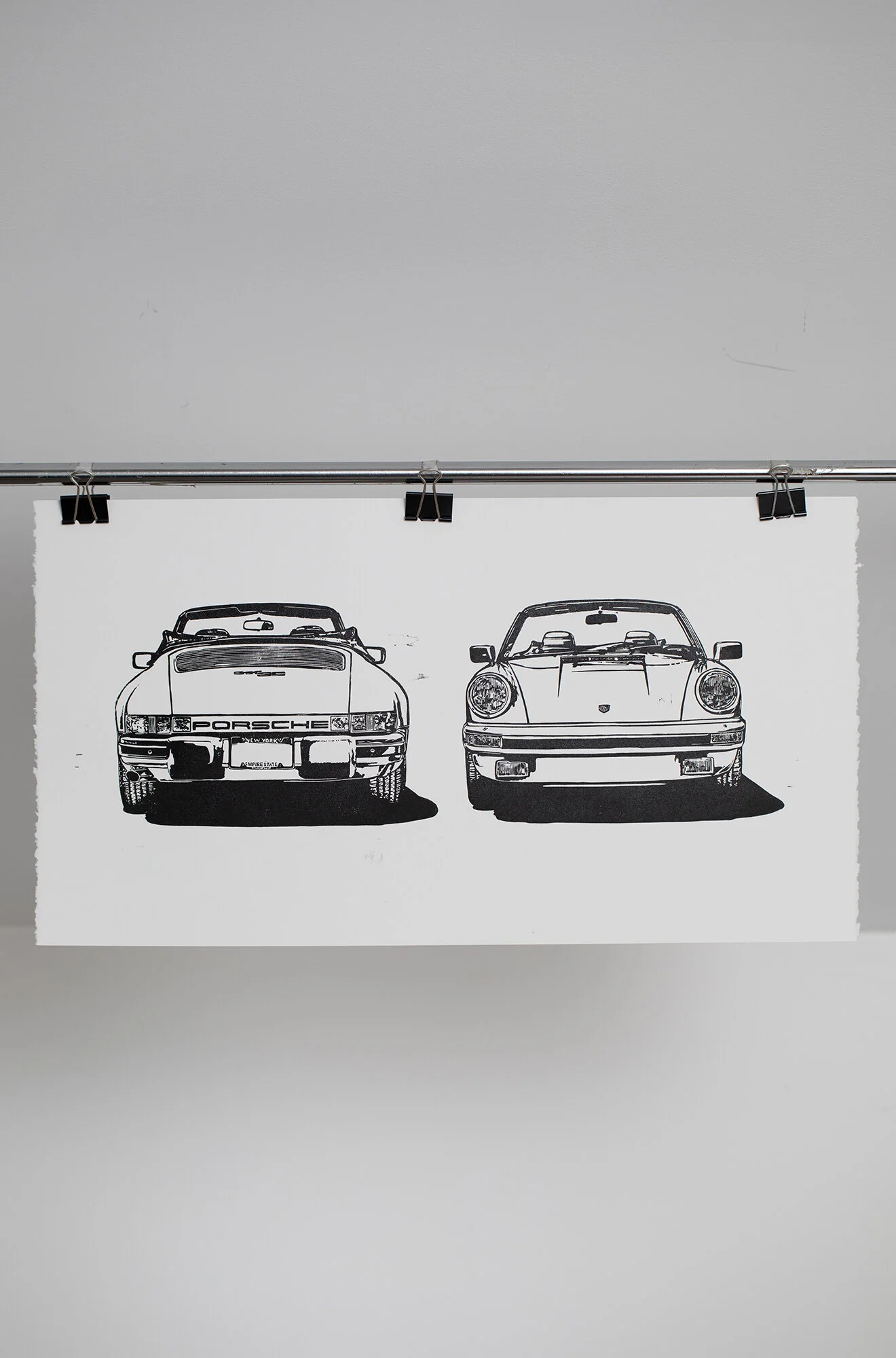 Porsche 911 — Block Prints