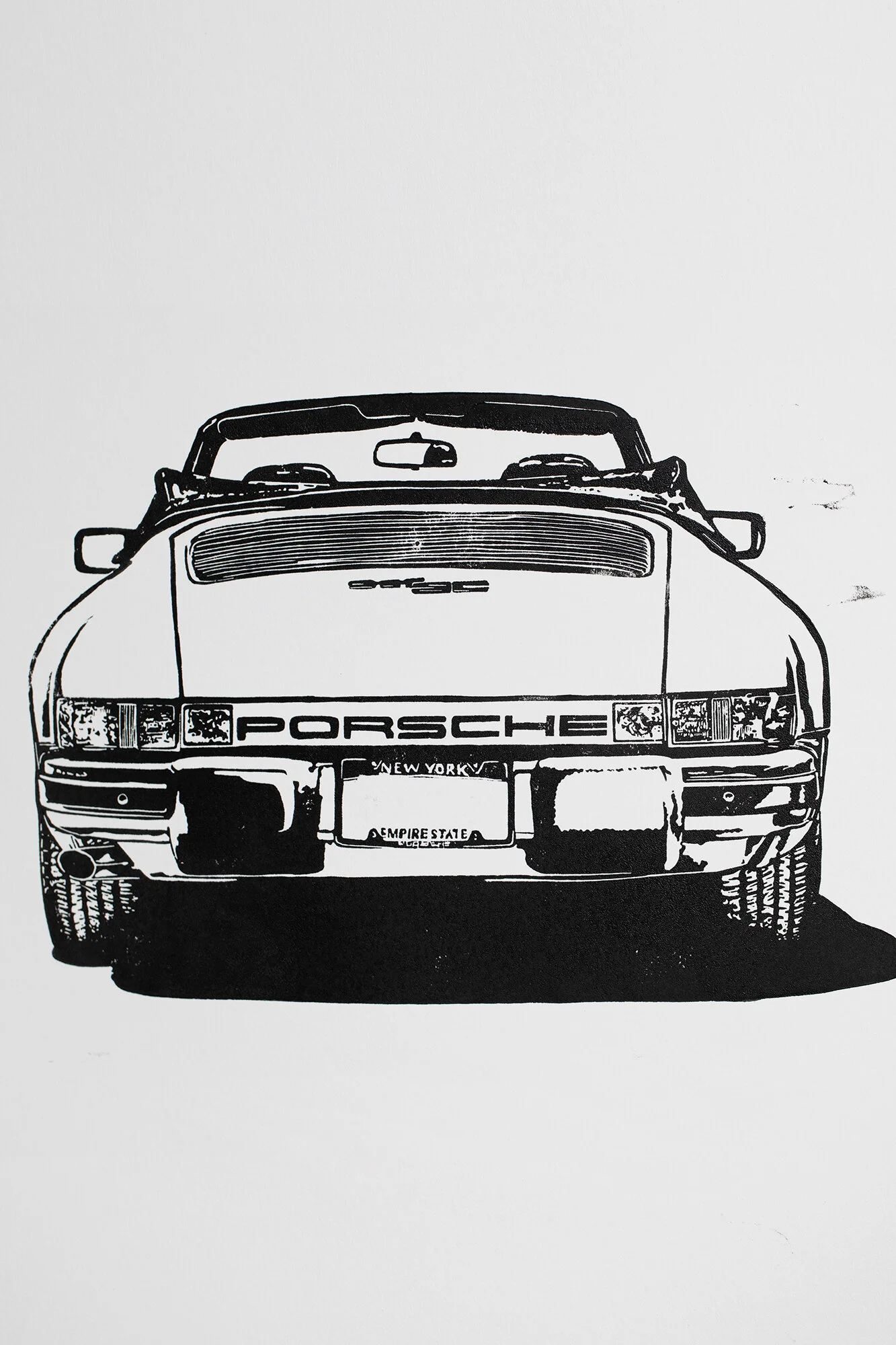 Porsche 911 — Block Prints