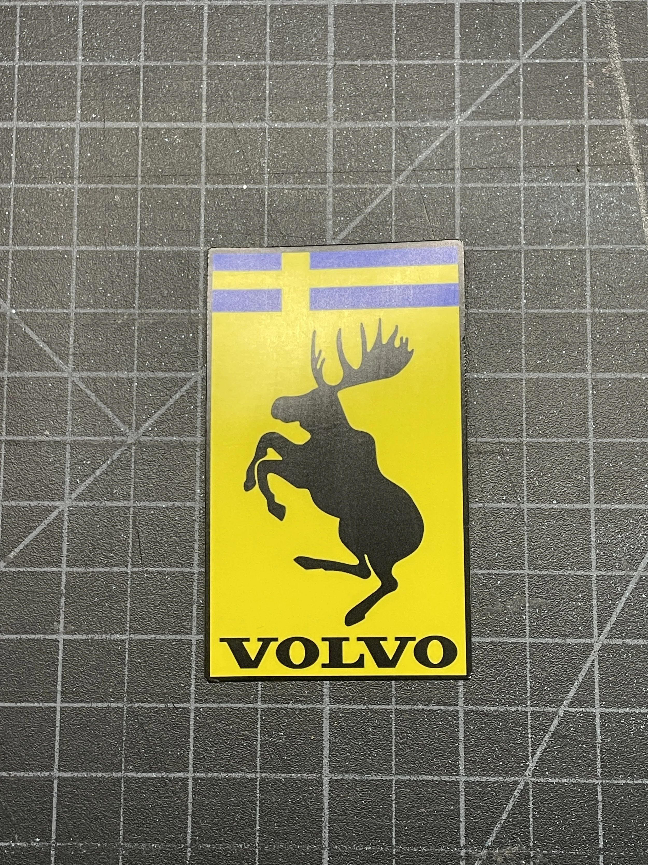 Prancing Moose Badge — Block Prints