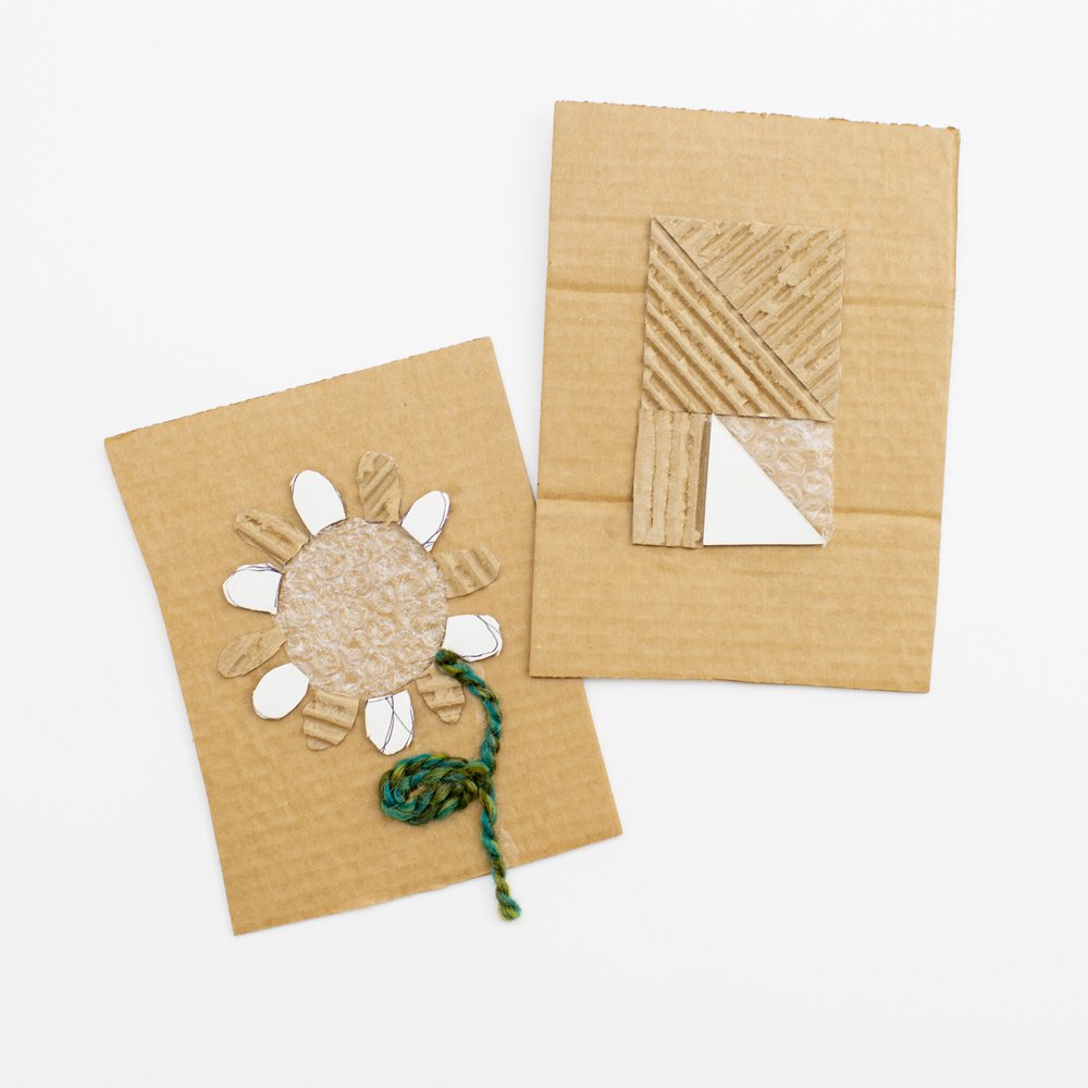 Collagraph - Creating with Cardboard — Minni