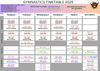 Team Adrenalin — Timetable