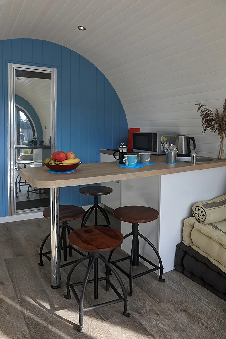 Unique floating glamping pod in Beccles